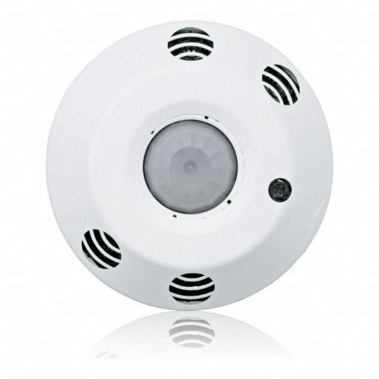 LEVITON, Passive Infrared (PIR)/Ultrasonic, 120 to 277V AC, Occupancy ...