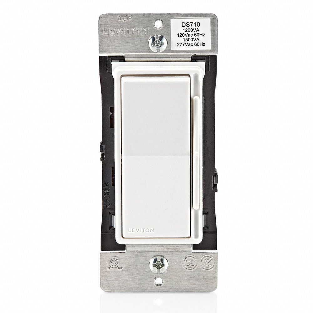 LEVITON, Fluorescent/LED, 1-Pole, 3-Way, Lighting Dimmer - 791EA3|DS710 ...
