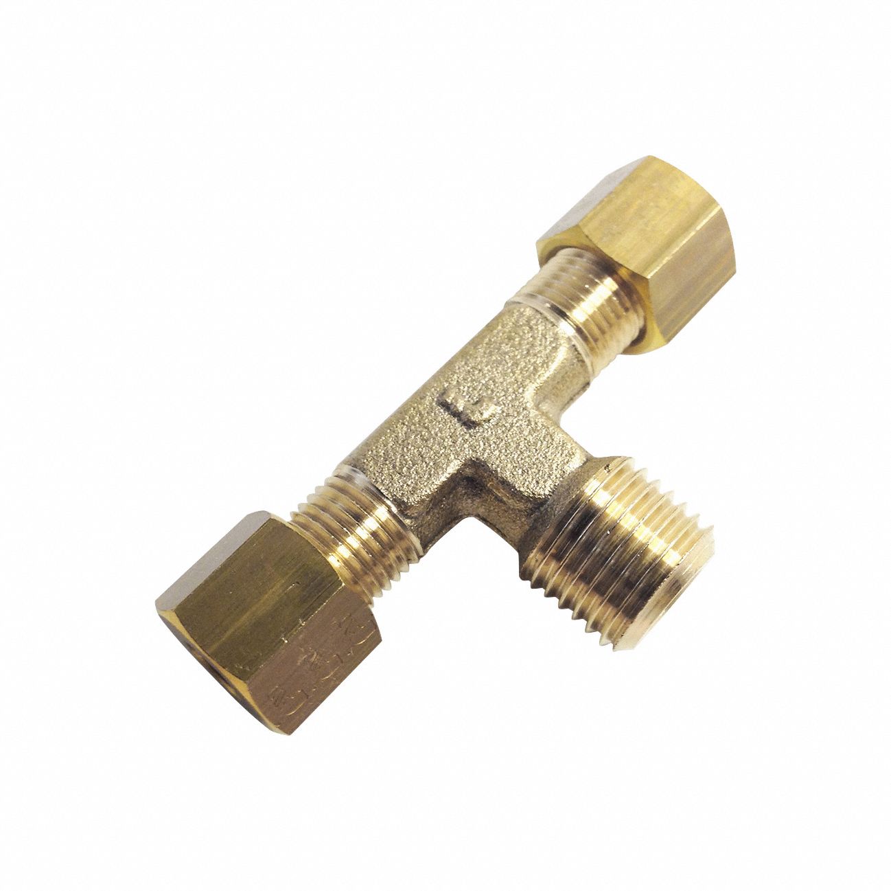 PARKER, 8 mm OD x 8 mm OD x 3/8 in Pipe Fitting Size, Brass ...