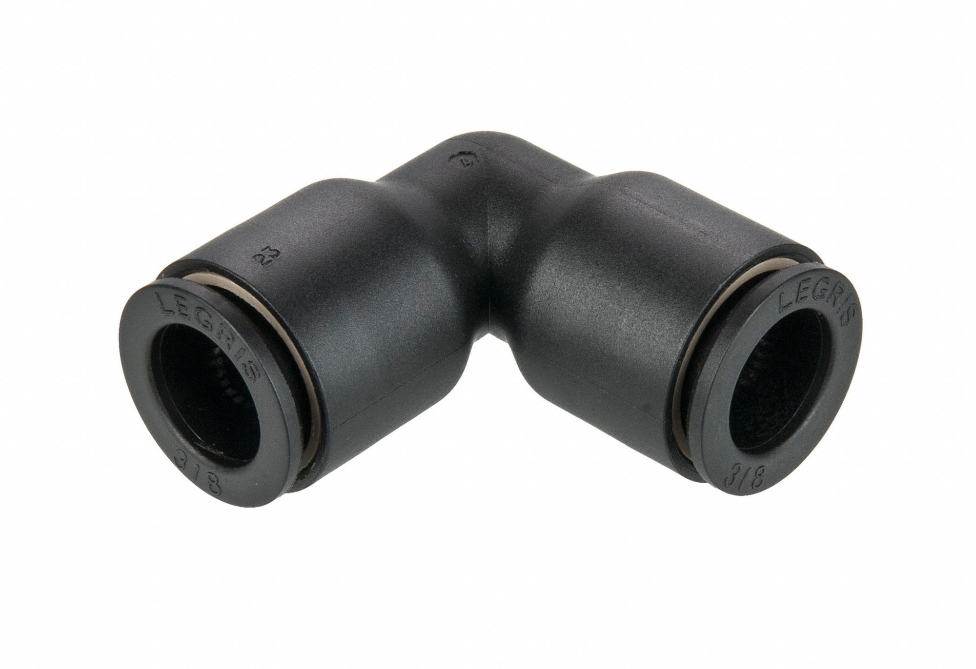 LEGRIS, 6 mm OD x 8 mm OD Size, Push-to-Connect x Push-to-Connect, Push-Fit Elbow Fitting ...