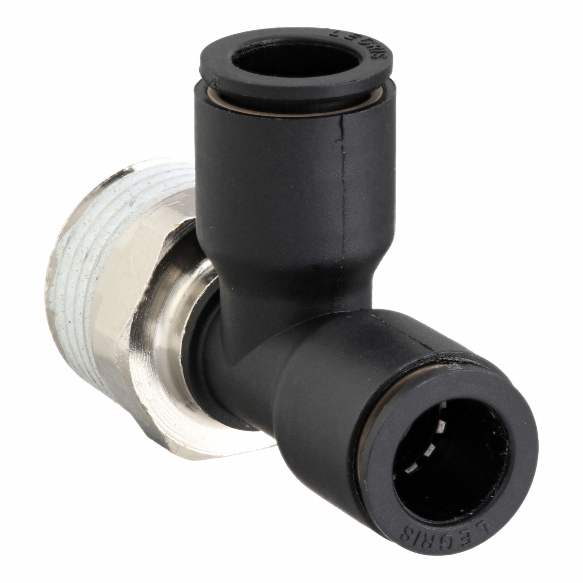 LEGRIS, 12 mm Pipe x 12 mm OD x 3/8 in Pipe Size, Polymer, Push-Fit Tee Fitting - 791PW2|3103 12 ...