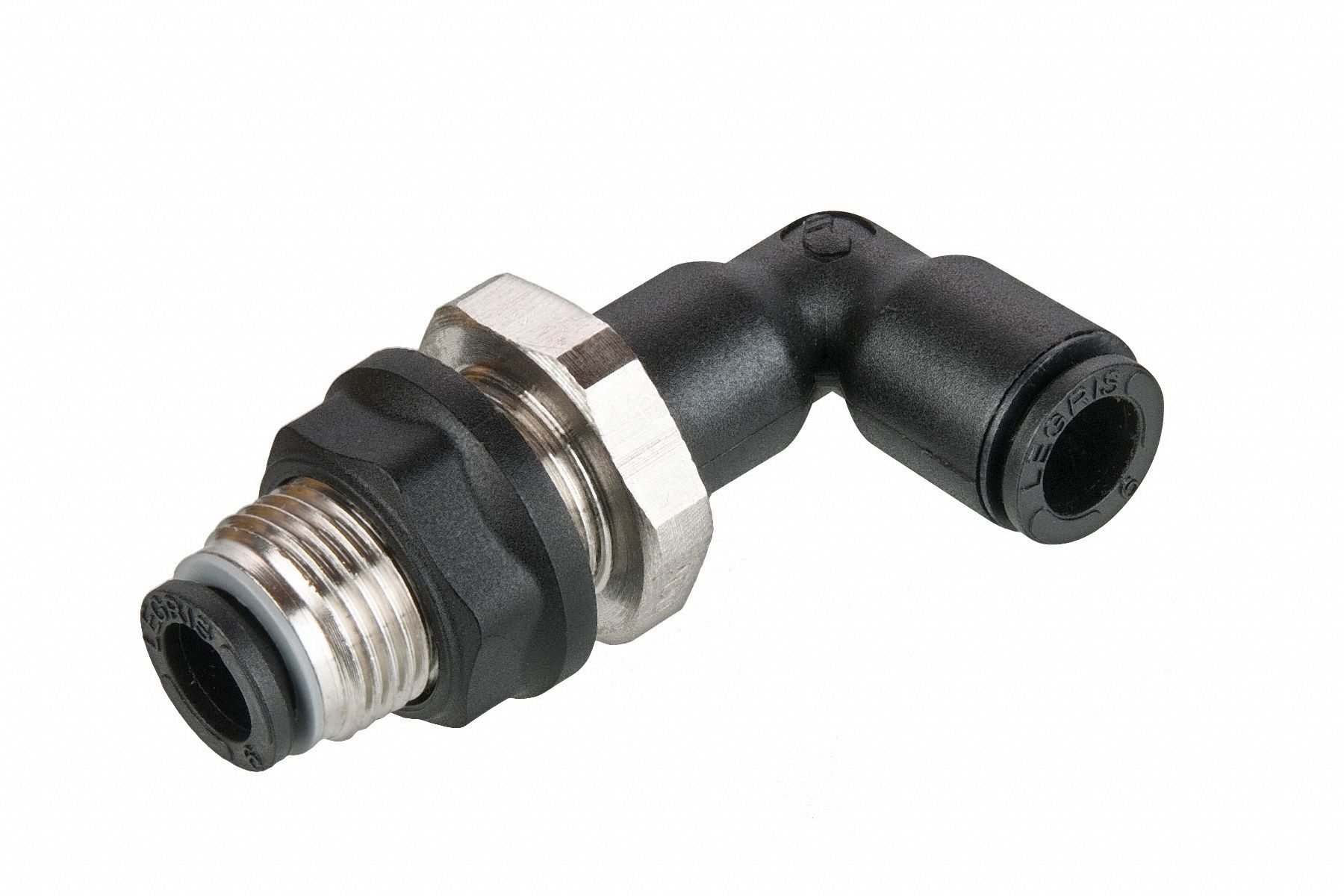 LEGRIS, 6 mm OD x 6 mm OD Size, Push-to-Connect x Push-to-Connect, Push-Fit Elbow Fitting ...