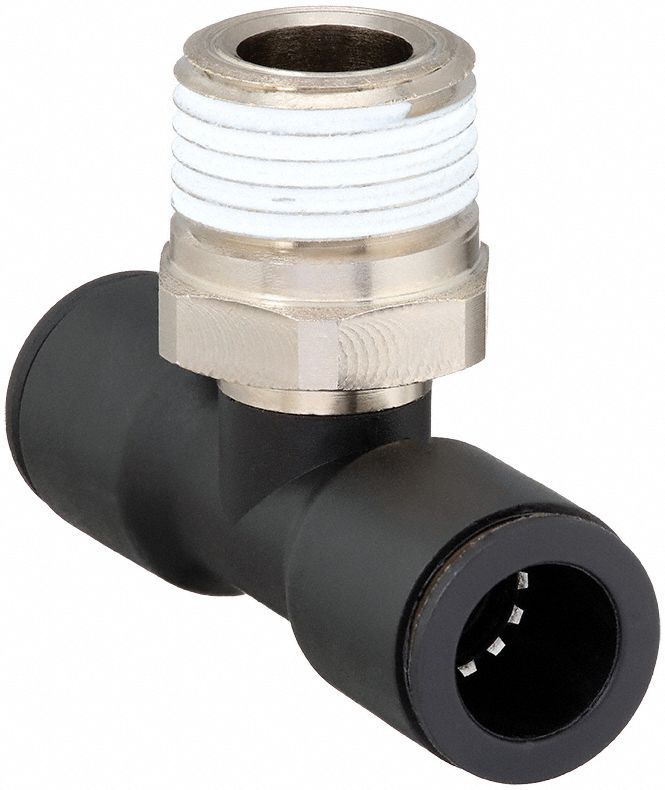 LEGRIS, 1/2 in Pipe x 12 mm OD x 12 mm OD Size, Nylon, Push-Fit Tee Fitting - 791RU4|3108 12 22 ...