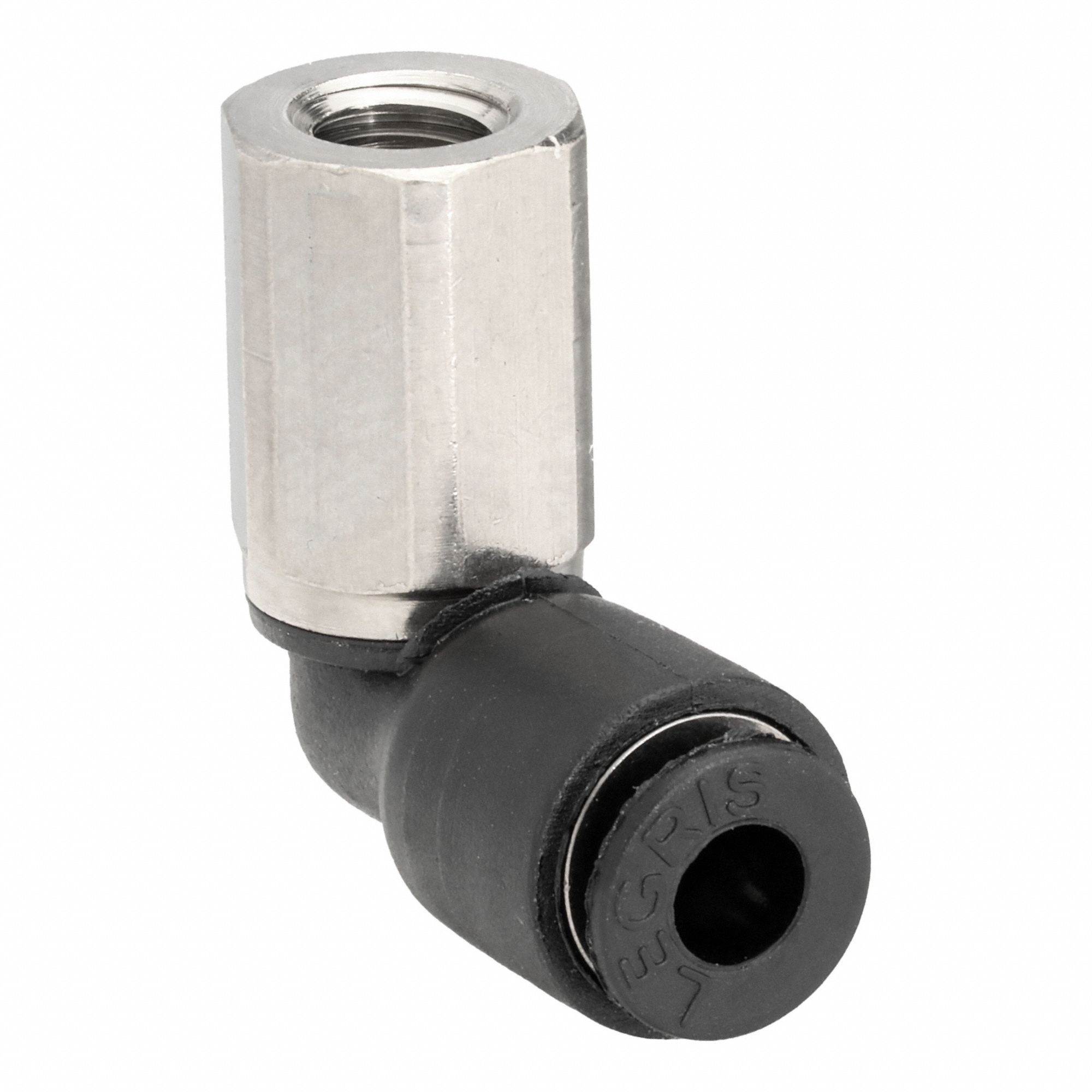 LEGRIS, 1/4 in OD x 3/16 in Pipe Size, Push-to-Connect x UNF, Push-Fit Elbow Fitting - 791RW1 ...
