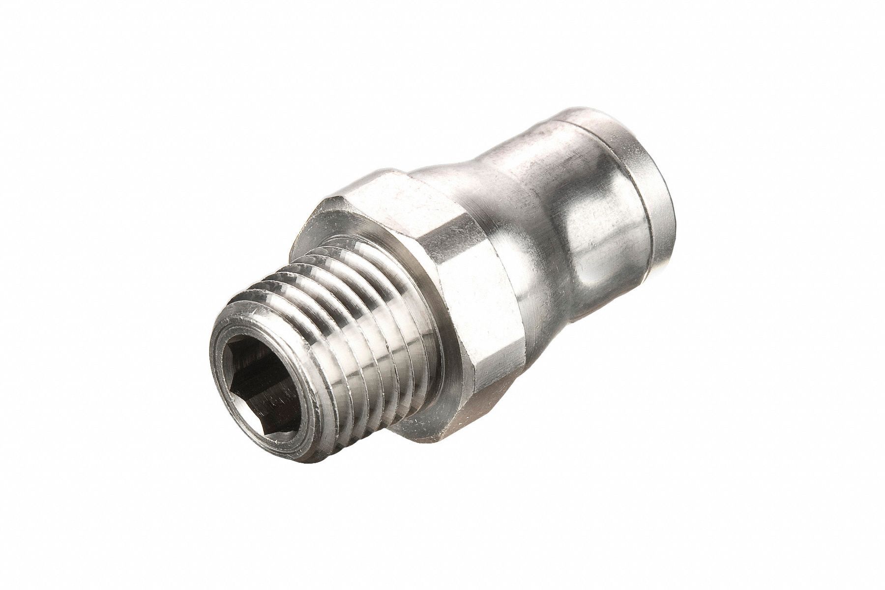 LEGRIS, 3/8 in OD x 1/8 in Pipe Size, Push-to-Connect x MNPT, Push-Fit Adapter Fitting - 791TC0 ...