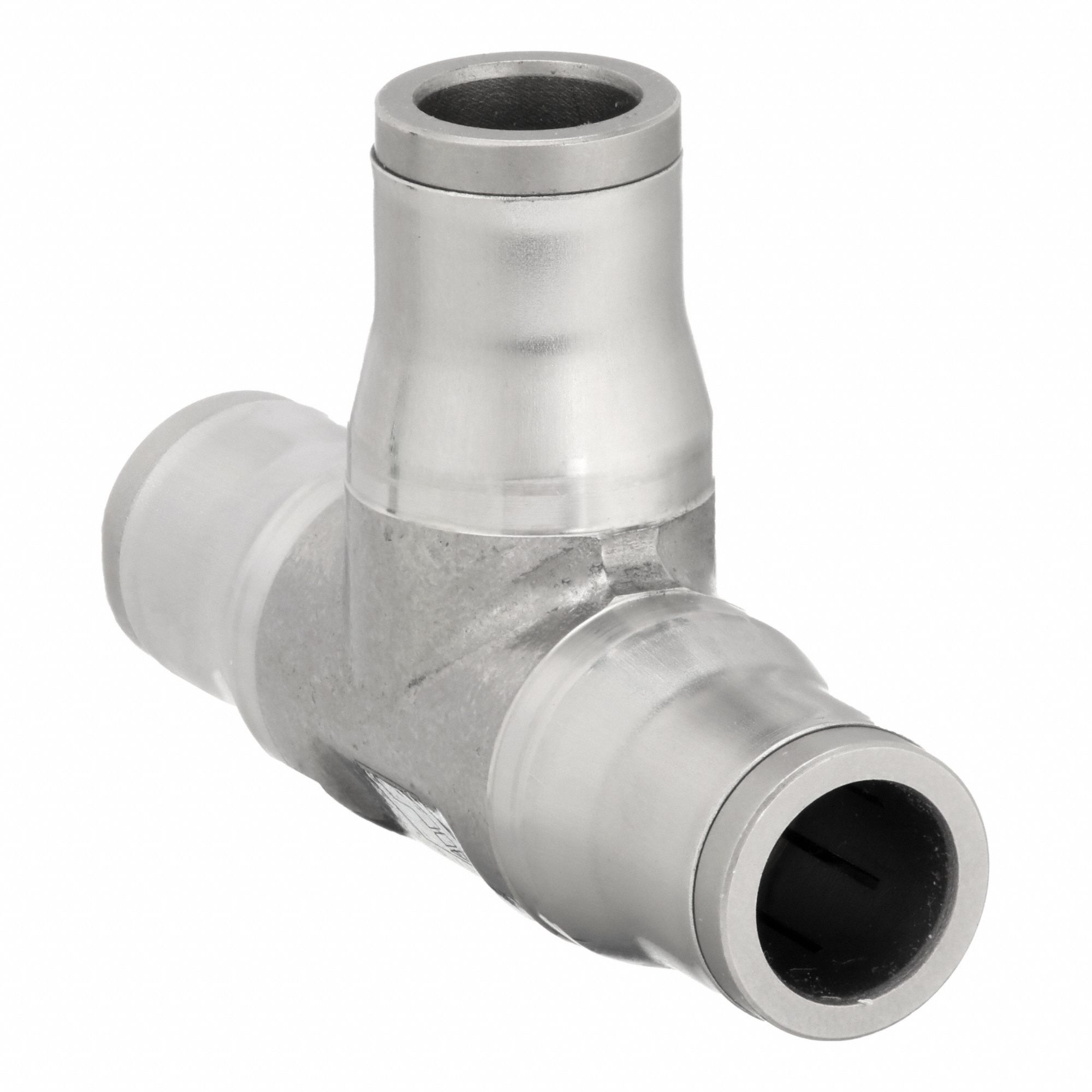 LEGRIS, 12 mm OD x 12 mm OD x 12 mm OD Size, Stainless Steel, Push-Fit Tee Fitting - 791TF3|3804 ...