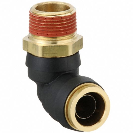 1/4 in OD x 1/4 in Pipe Fitting Size, Push-to-Connect x MNPT, DOT Push ...
