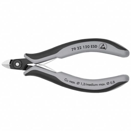 ESD-Safe, Flush, Precision Diagonal Cutting Plier - 10U024|79 22 120 ...