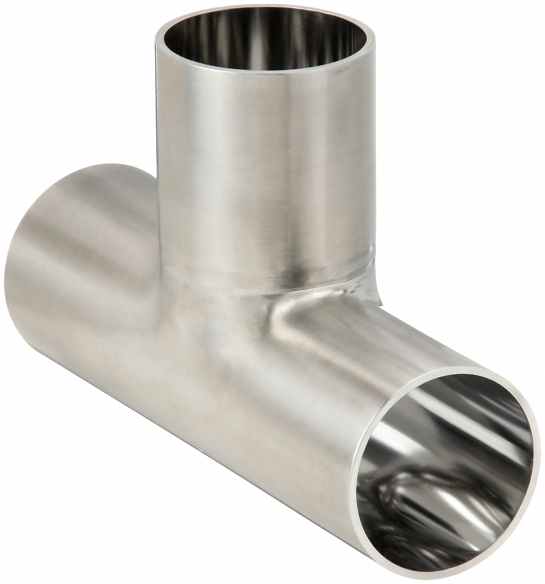 Tee, 3 in OD x 3 in OD x 3 in OD Size, Sanitary Tee Fitting - 792LY5 ...