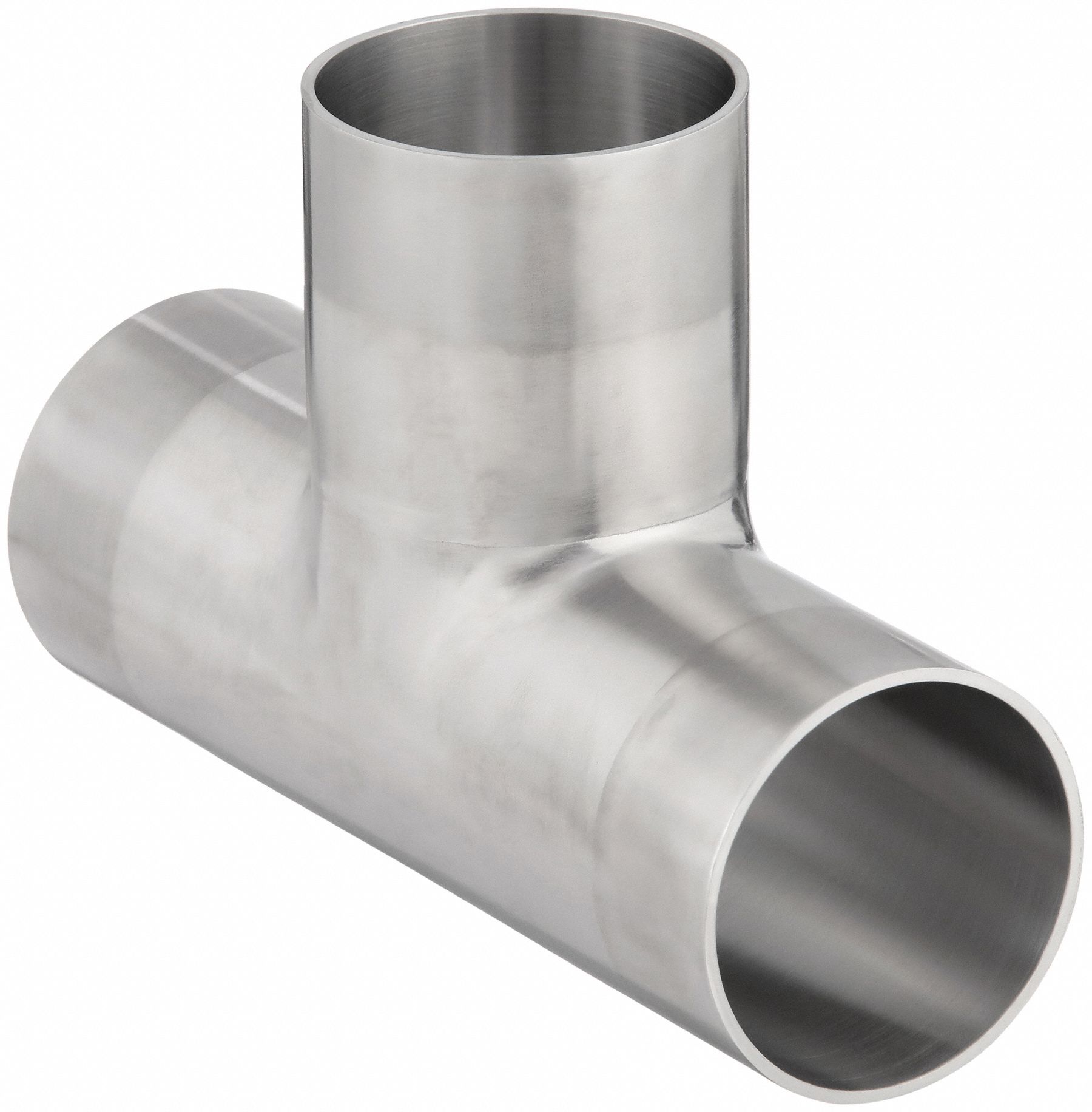 Tee, 1 in OD x 1 in OD x 1 in OD Size, Sanitary Tee Fitting - 792LX4 ...