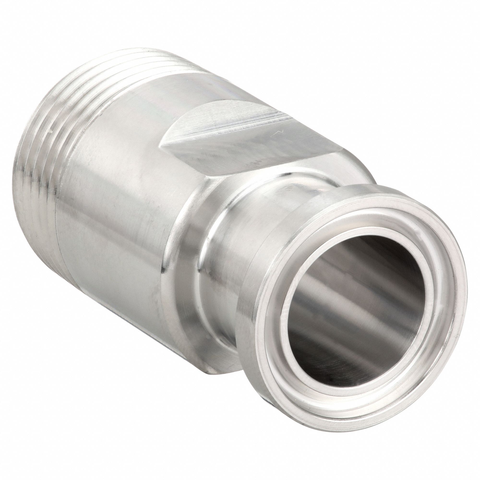 316L Stainless Steel, Clamp x MNPT, Straight Adapter - 792M18|TEG216L ...