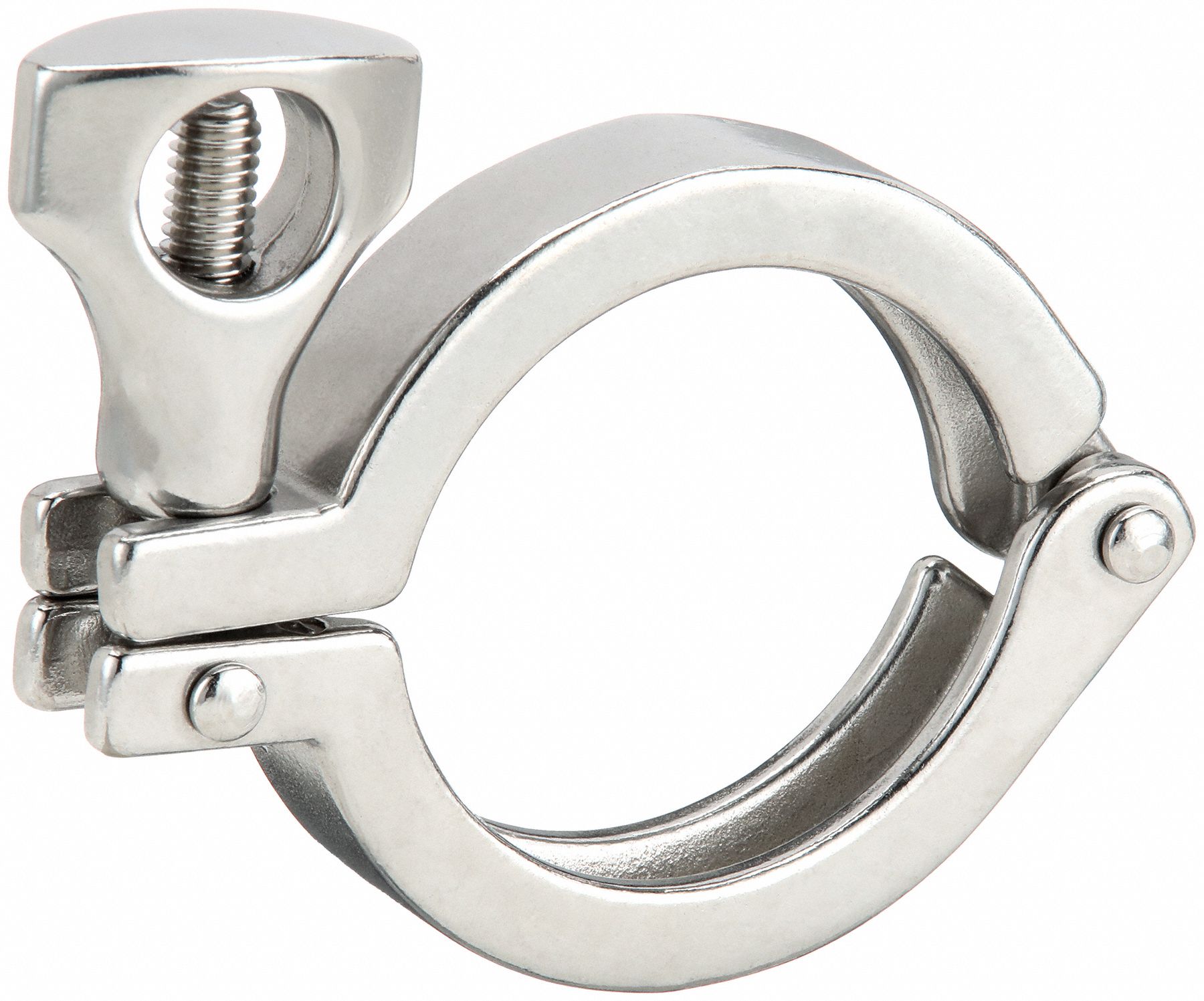 VNE, Threaded, Stainless Steel, Sanitary Fitting Clamp - 792P99|13MHHM2 ...