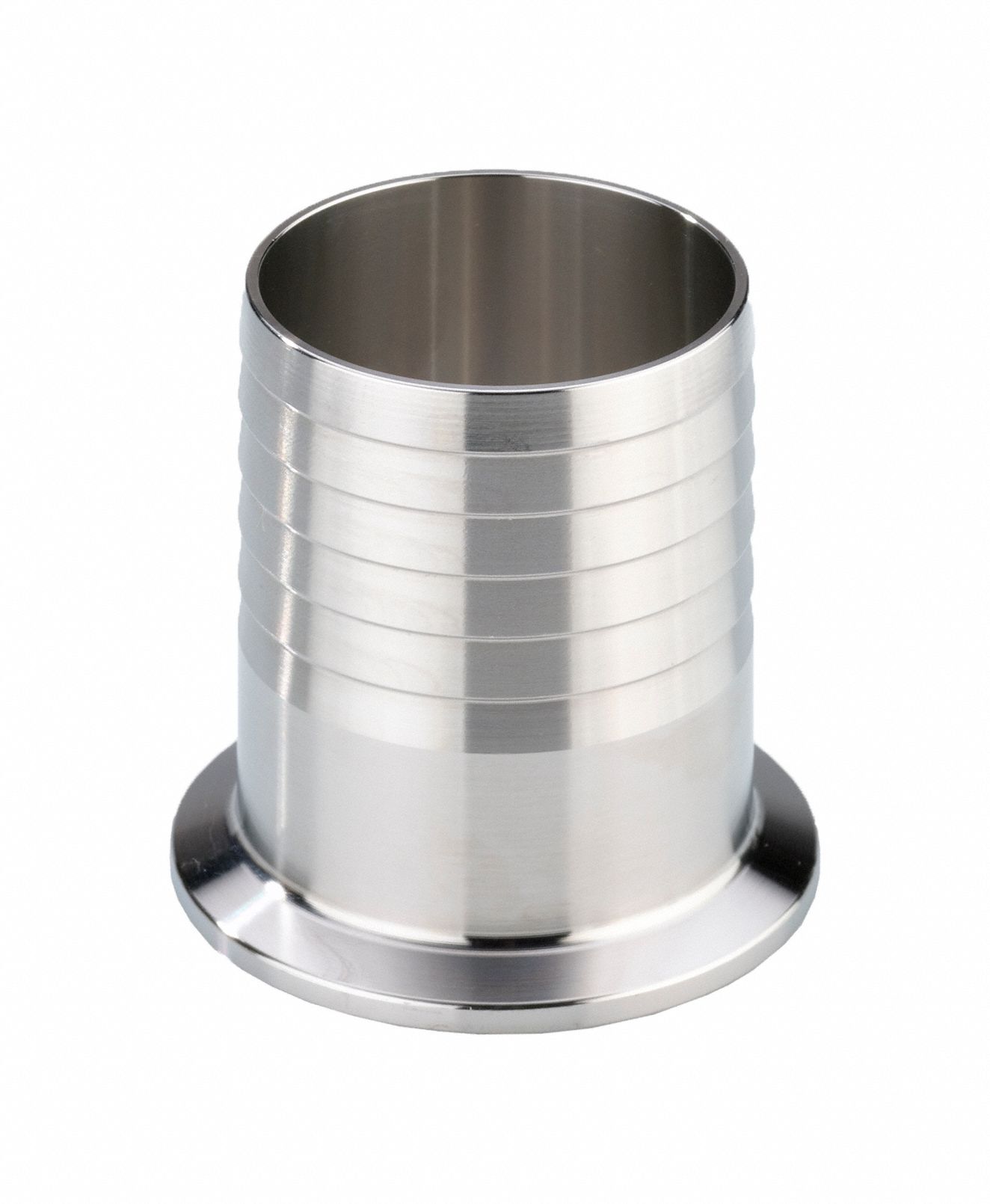 VNE, Straight, 4 in OD x 3 in OD Size, Sanitary Fitting Adapter ...