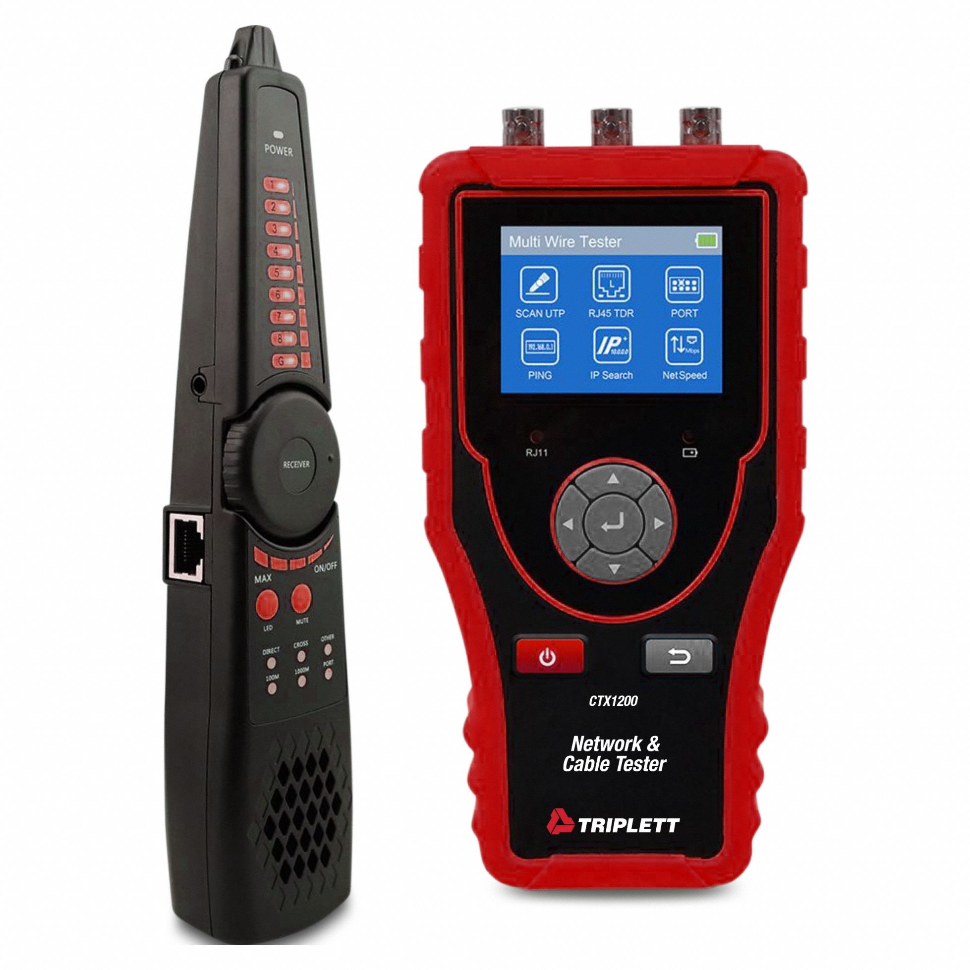 TRIPLETT, Alligator Clips, Data Safe Monitor, Cable Tester - 792RK1 ...