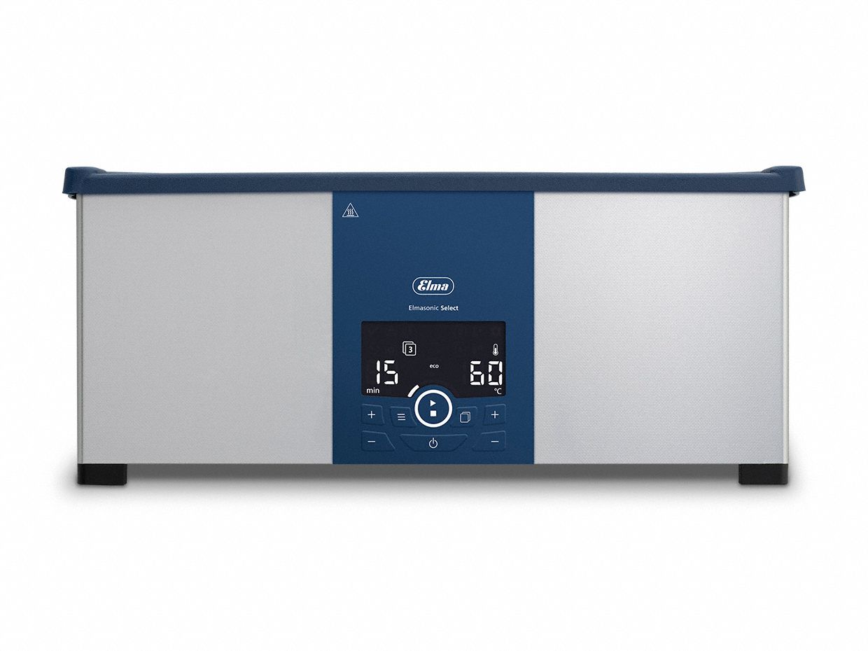 ELMA ULTRASONICS, 3.75 gal Tank Capacity, Degas/Dynamic/Eco/Heat/Pulse ...