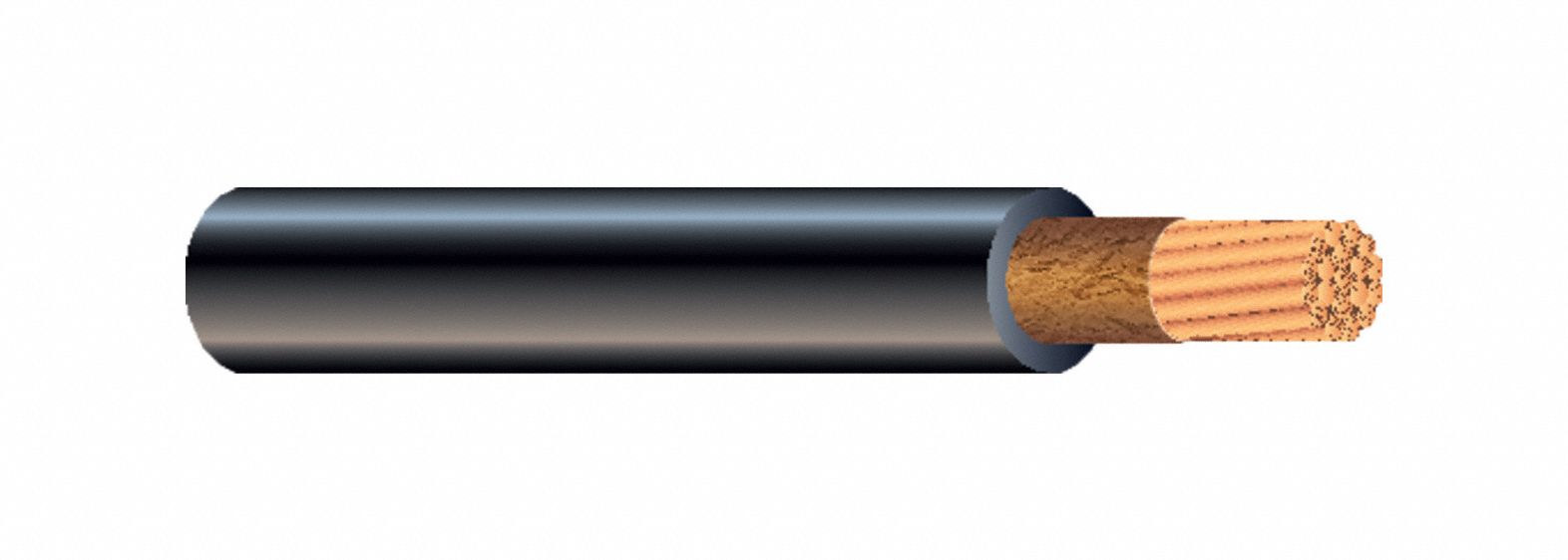 SOUTHWIRE, 3/0 AWG Conductor Size, Black, Welding Cable - 792RW5 ...