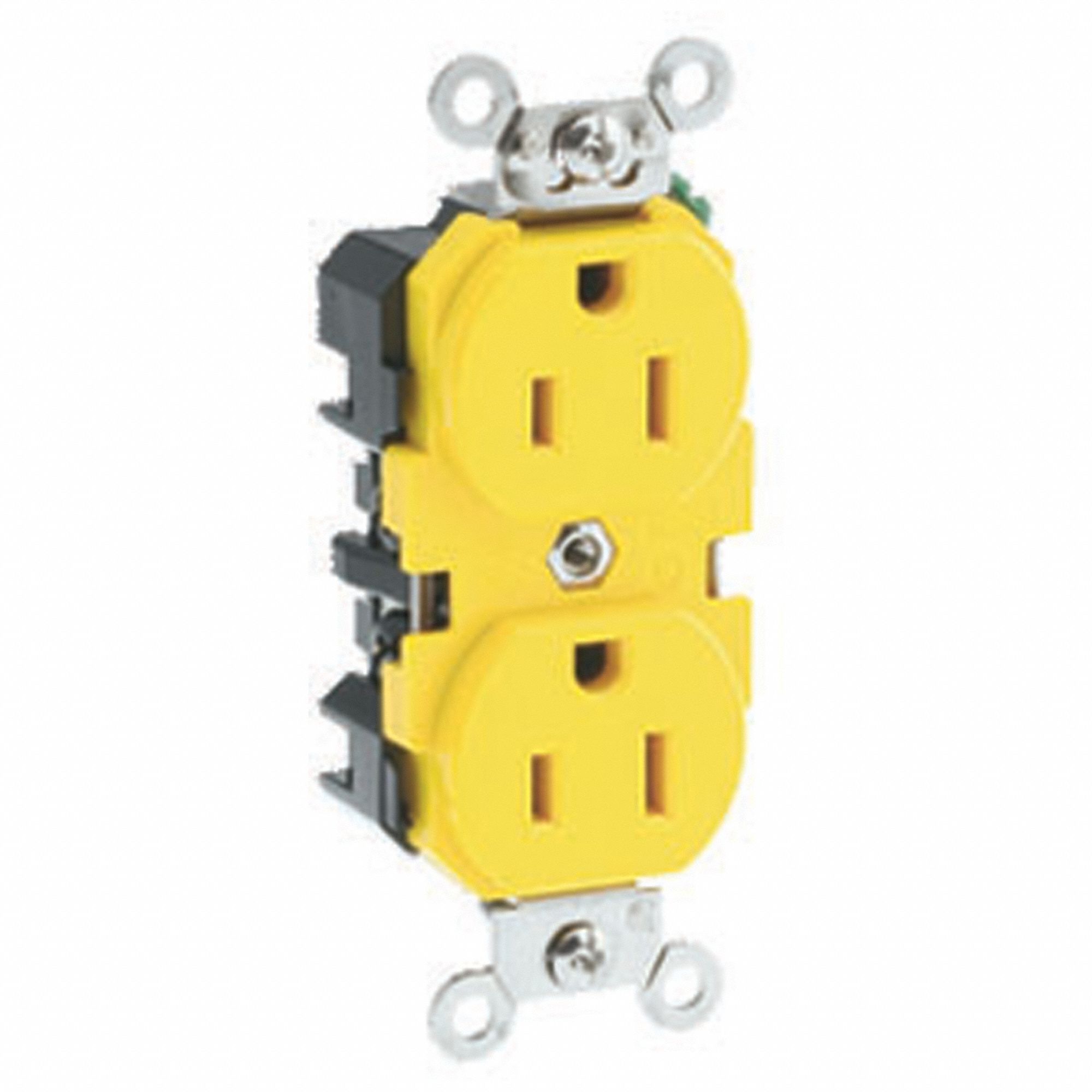 LEVITON, Duplex, Yellow, Receptacle - 792TN3|52CM-62 - Grainger