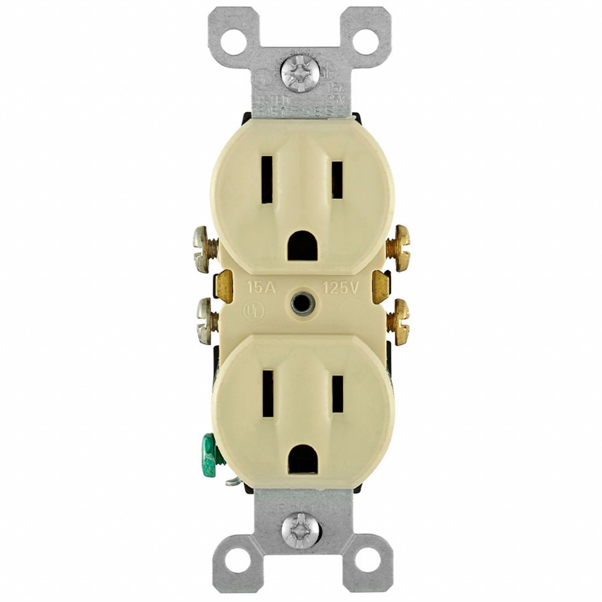 LEVITON, Duplex, Ivory, Receptacle - 792TN6|5320-ICP - Grainger