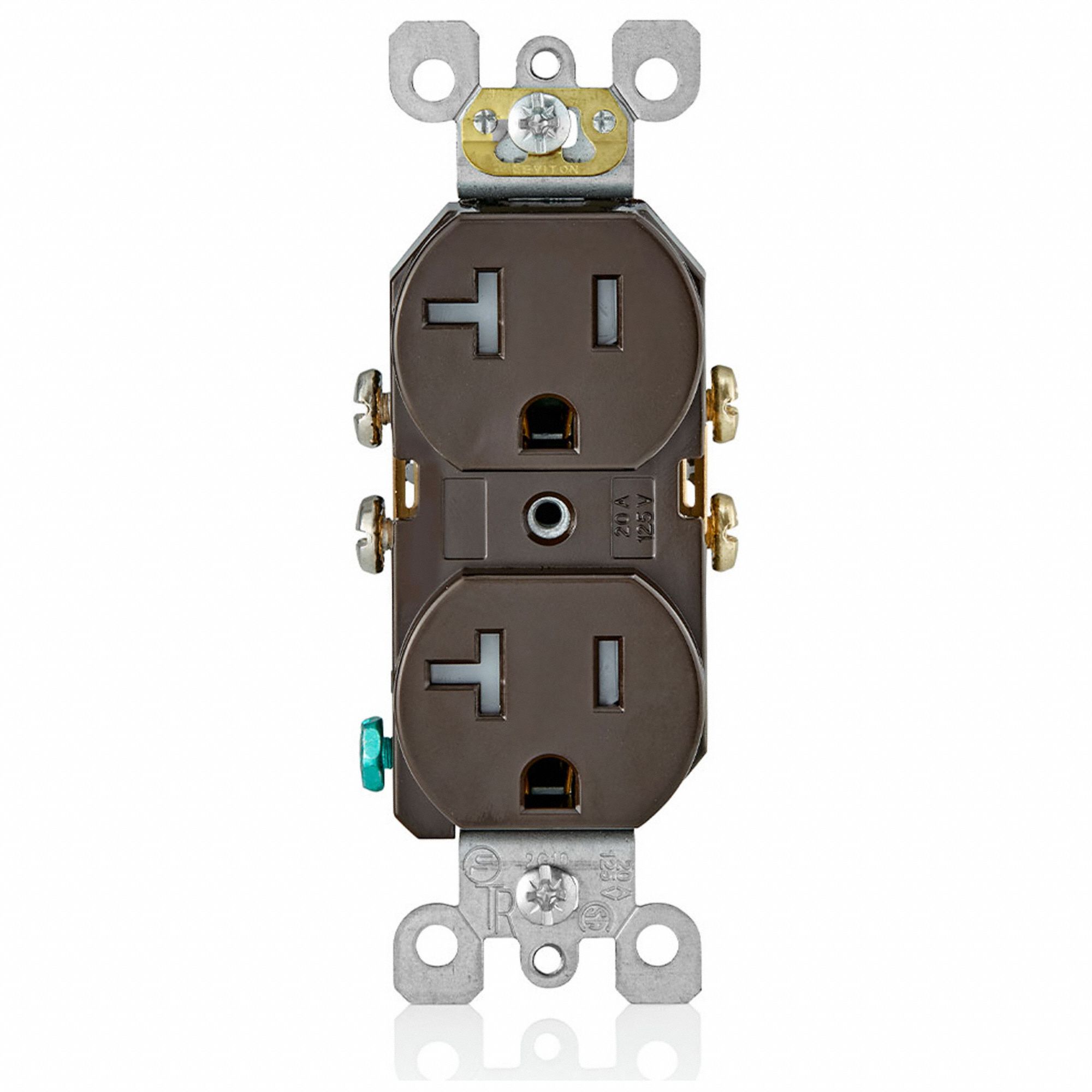 LEVITON, Duplex, Brown, Receptacle - 792UR9|T5820 - Grainger
