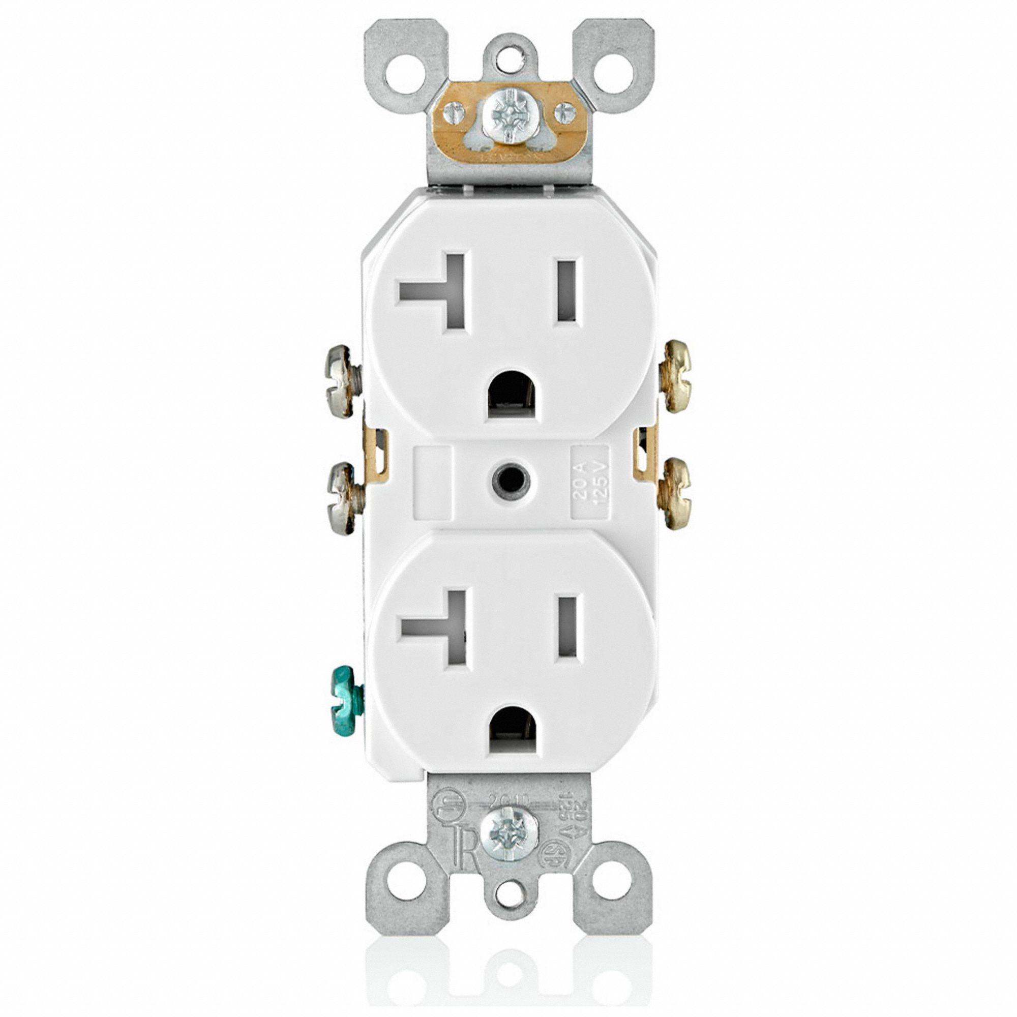 LEVITON, Duplex, White, Receptacle - 792UT1|T5820-W - Grainger