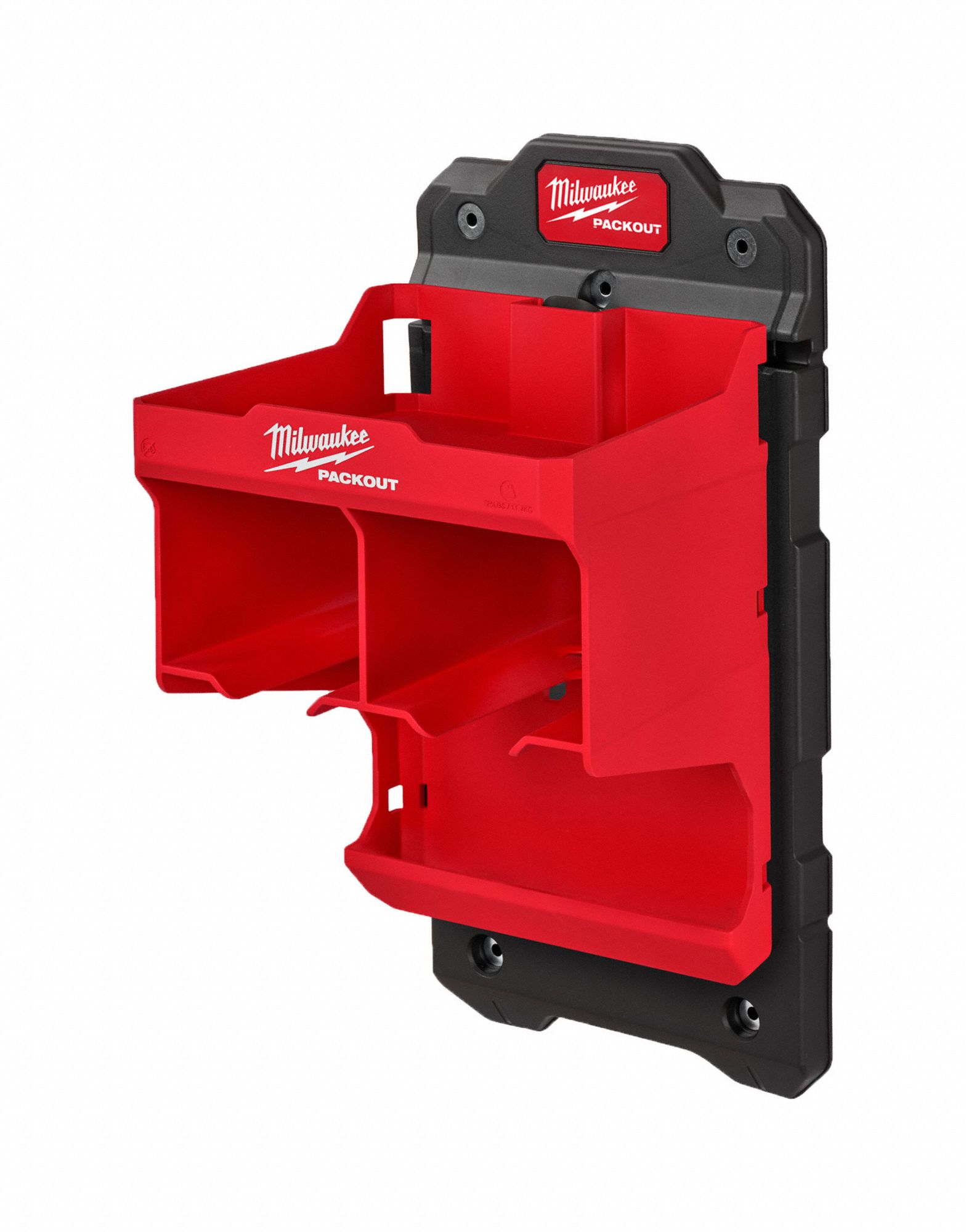 MILWAUKEE Red, Tool Station, Impact Resistant Polymers, 14 in Overall ...