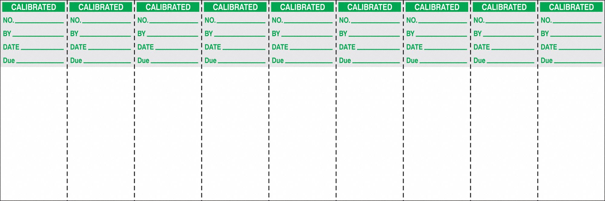 Calibration, 1 in Wd, Label - 792XZ2|Y235822 - Grainger
