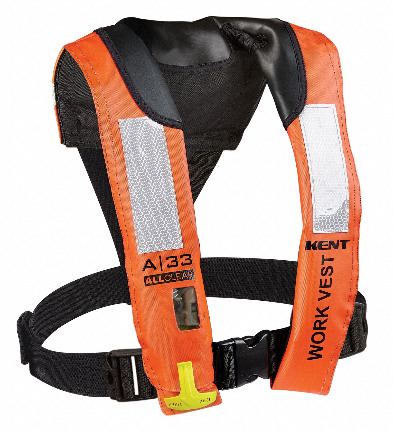 KENT SAFETY, Orange, Type V, Flotation Work Vest - 792Y05|134402-200 ...