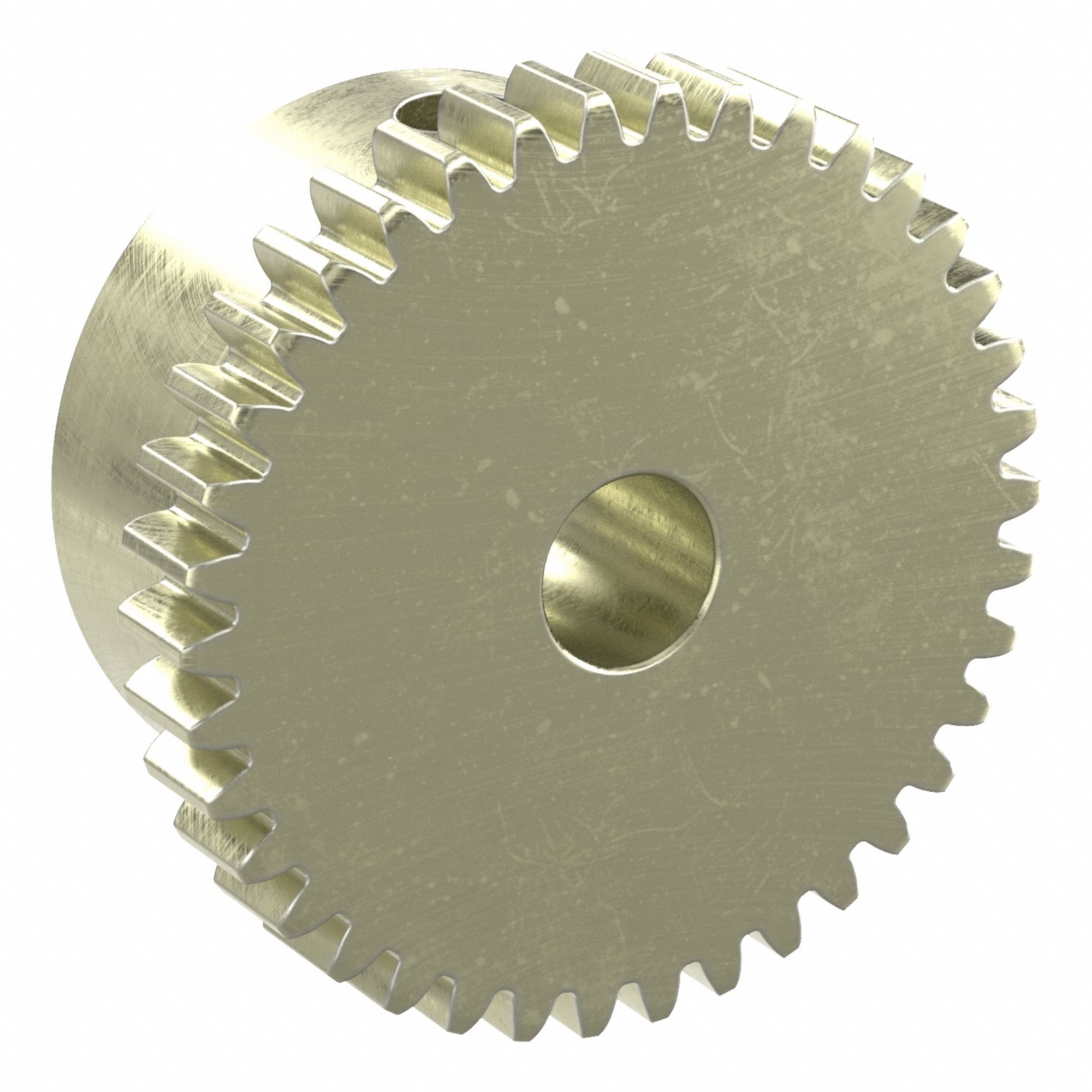 Module m 0.5, 38 Teeth, Spur Gear - 792ZN4|BSS0.5-38A - Grainger