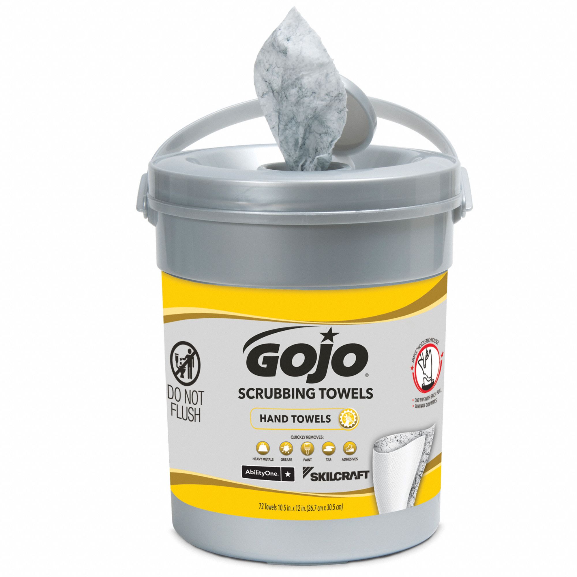 SKILCRAFT, Canister, 72 Wipes per Container, Hand Wipes - 796UN9|7930 ...