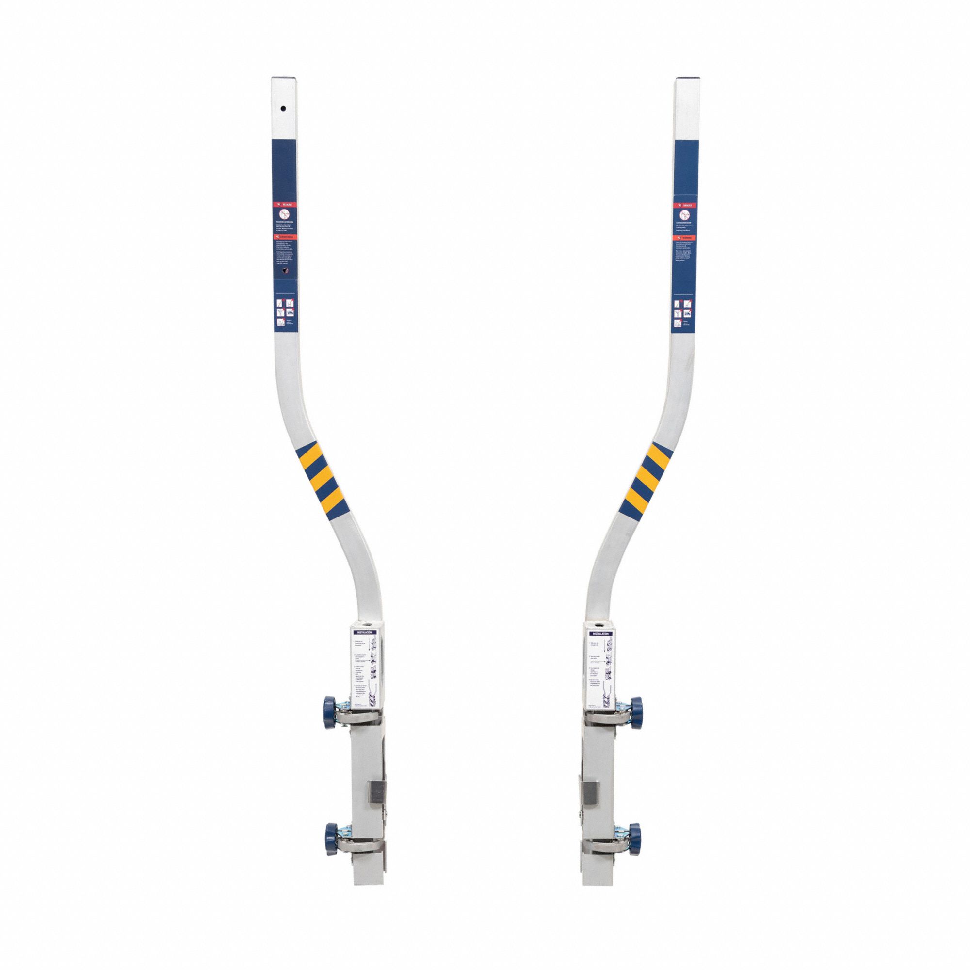 WERNER, For Extension Ladders, 7 in Overall Ht, Extension Ladder ...