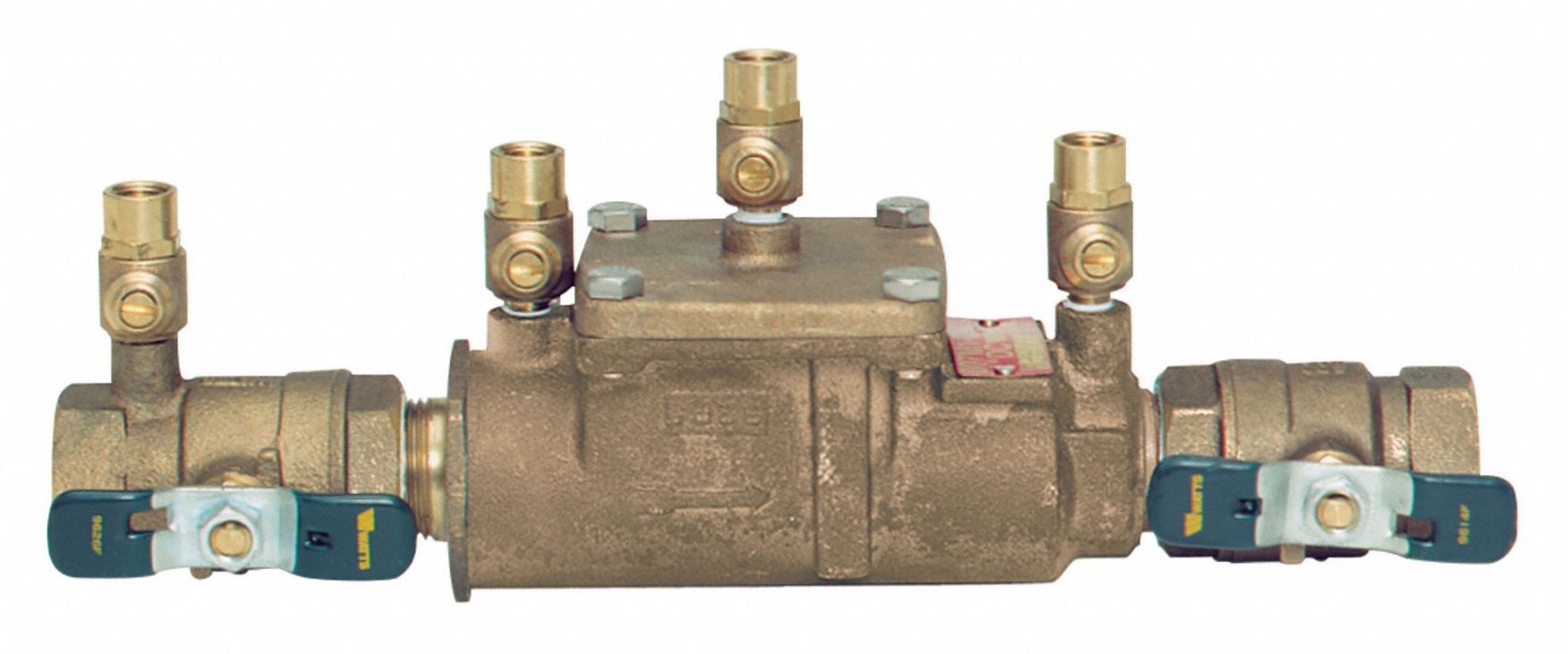 WATTS, 007, Bronze, Backflow Preventer - 793HG2|1 1/4 007M2-QT - Grainger