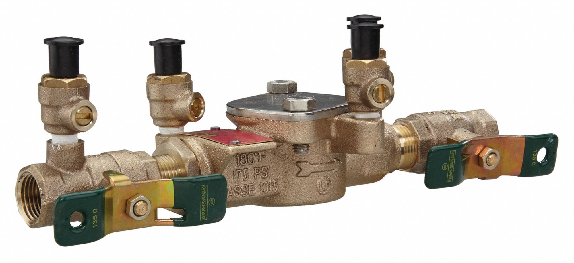 WATTS, LF007, 1/2 in Pipe Size, Backflow Preventer - 793HH0|1/2 LF007 ...