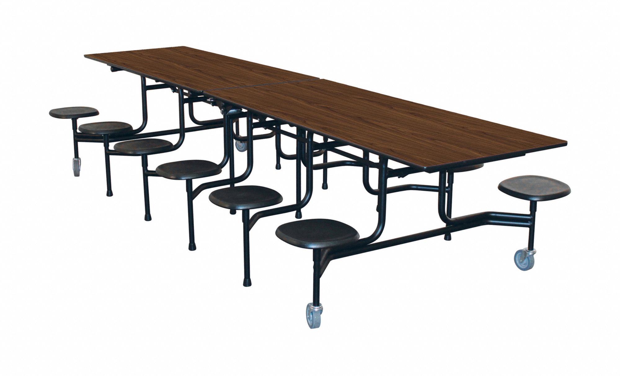 PALMER HAMILTON, Montana Walnut, Stool Seat, Cafeteria Stool Table ...