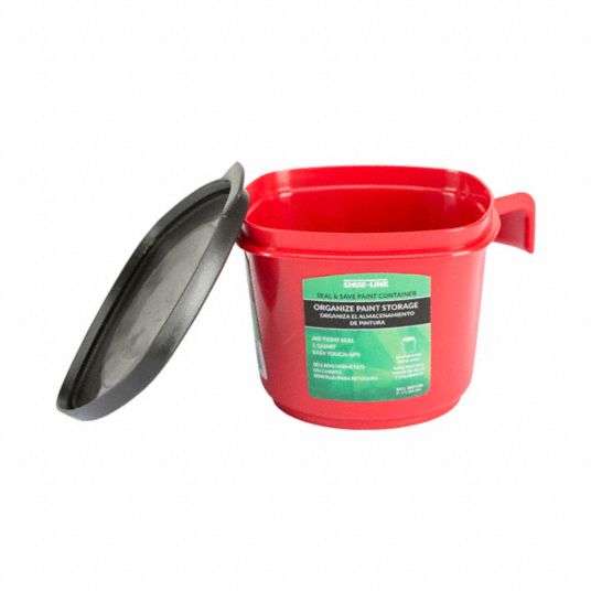 SHUR-LINE, 1 qt Capacity, 4 3/8 in, Paint Pail - 793J02|2007298 - Grainger
