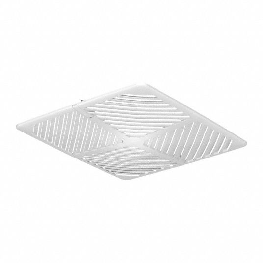 Polystyrene, White, Replacement Ceiling Fan Grille - 793K37|484728 ...