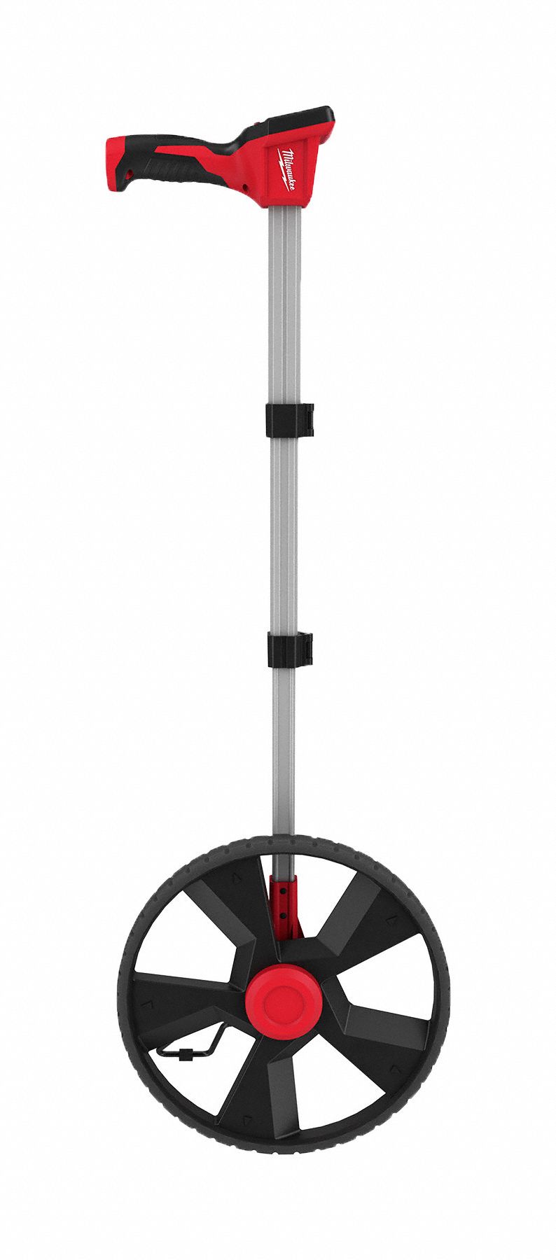 MILWAUKEE, 99,999 ft Range, Fixed Handle Handle, Measuring Wheel ...