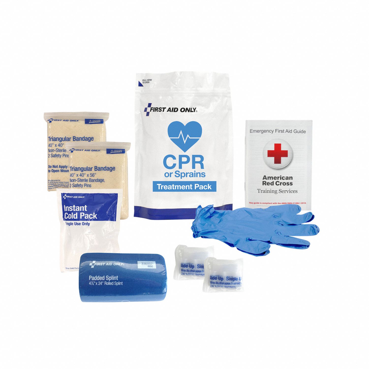 9 Components, Plastic, CPR and Sprains Treatment Pack - 793PF2|91165 ...