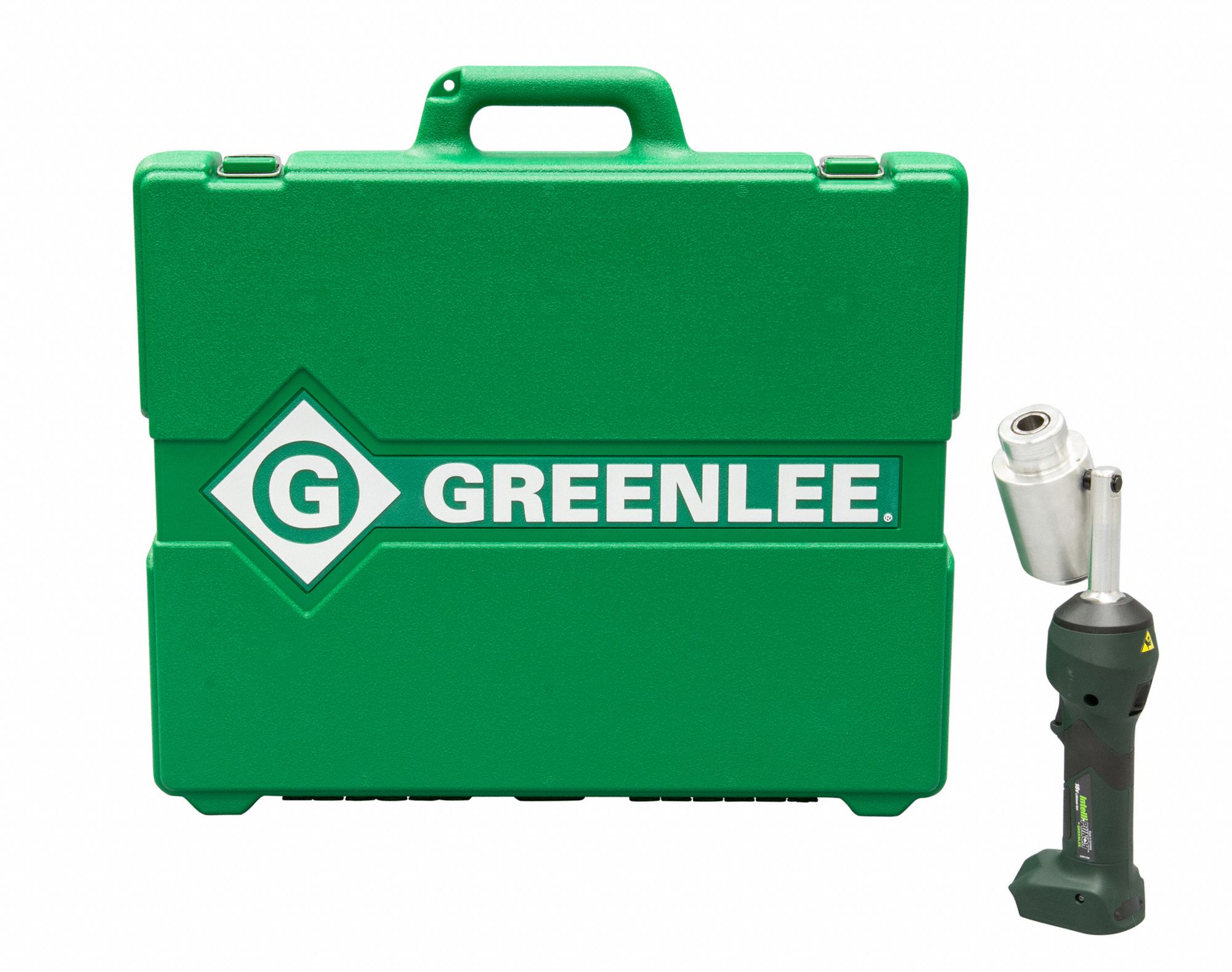 GREENLEE, 18V DC, 4 in Punching Capacity (Steel), Battery Knock Out Kit ...