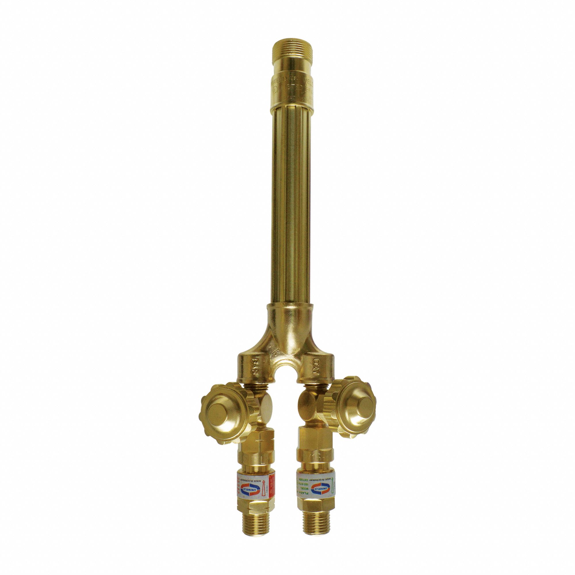 UNIWELD, 9 in Lg, WH360 Series, Welding Handle 9" HD w/FBArrestors ...