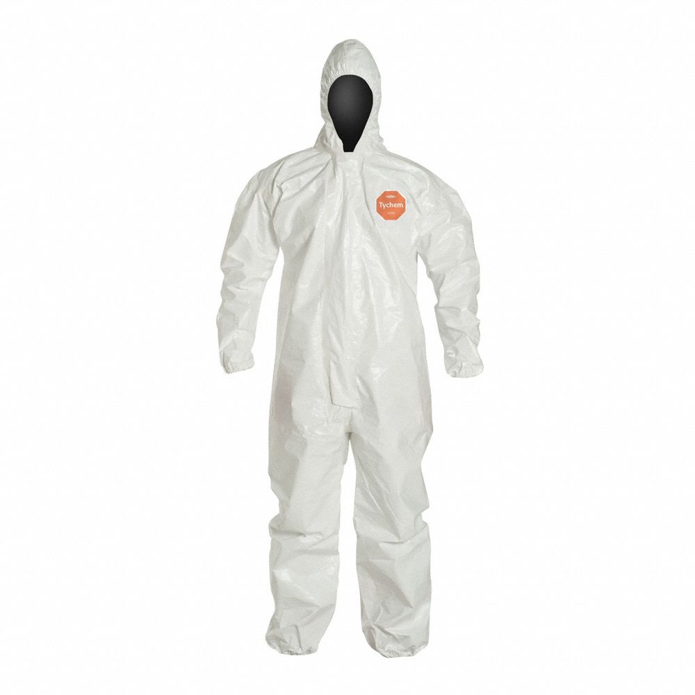 DUPONT, 7XL, Tychem® 4000, Coveralls - 793T99|SL127TWH7X0006RF - Grainger