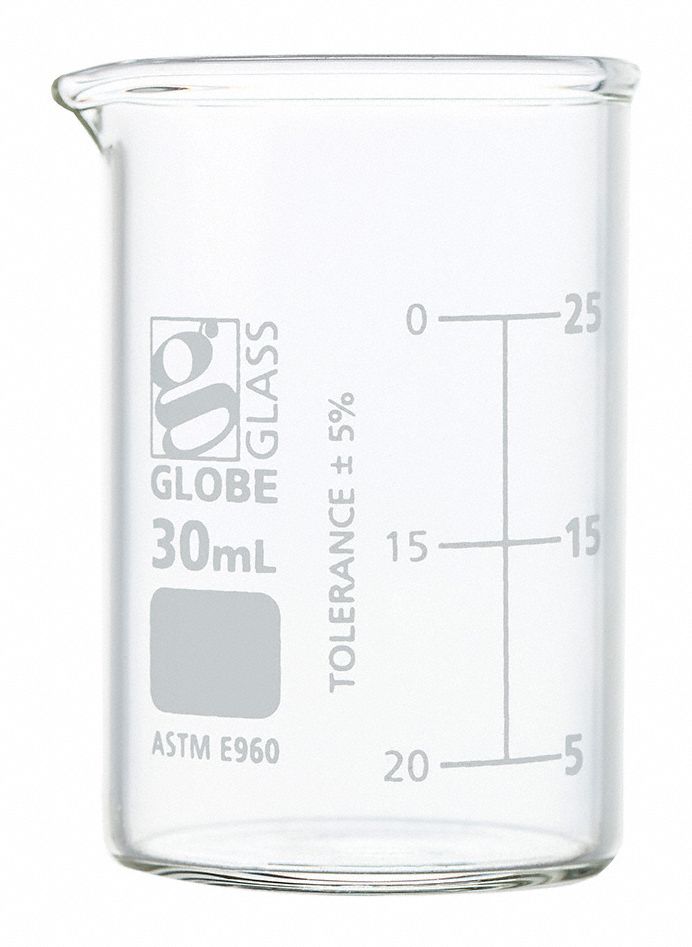 Borosilicate Glass, Low Form, Beaker - 793VY1|8010030 - Grainger