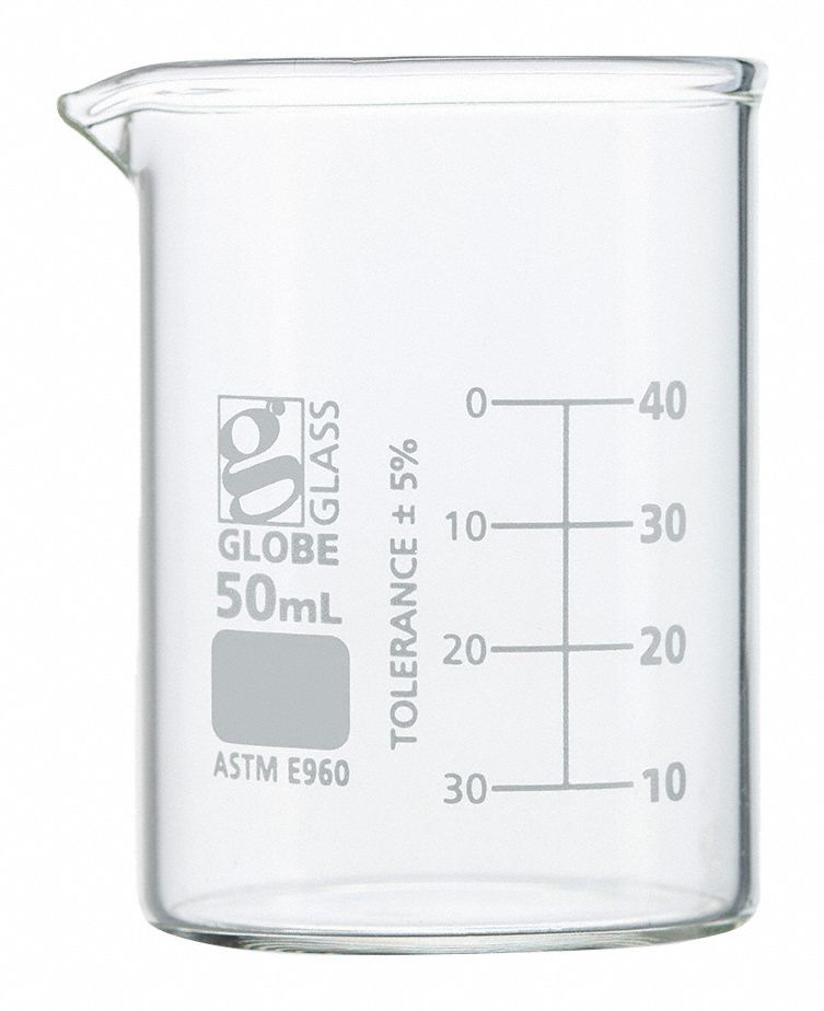 Borosilicate Glass, Low Form, Beaker - 793VY2|8010050 - Grainger