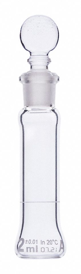 Glass, 2 mL Capacity - mL, Volumetric Flask - 793W18|8200002 - Grainger