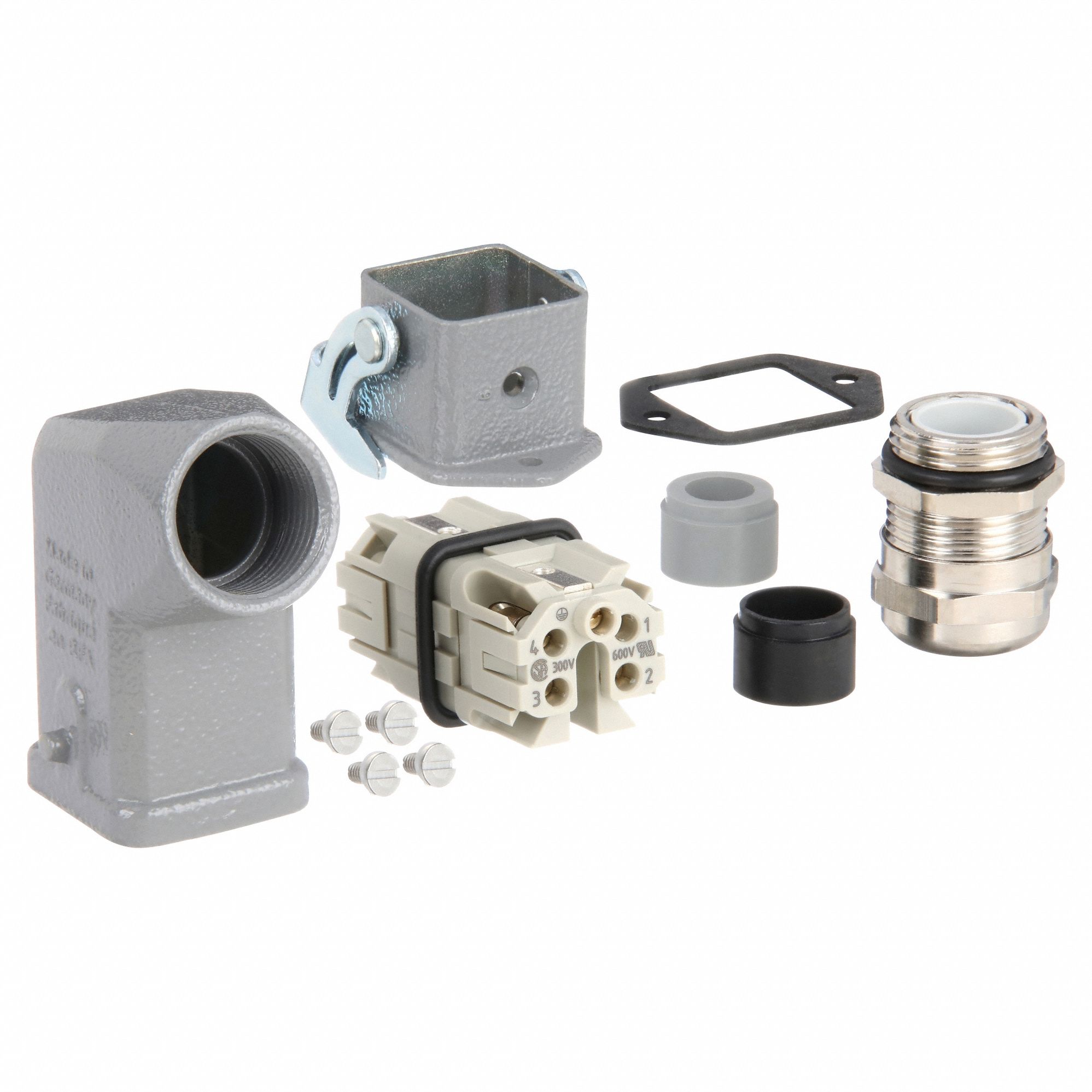 Signal, Han 4A, Modular Rectangular Connector Kit - 793WR4|10200040005 ...