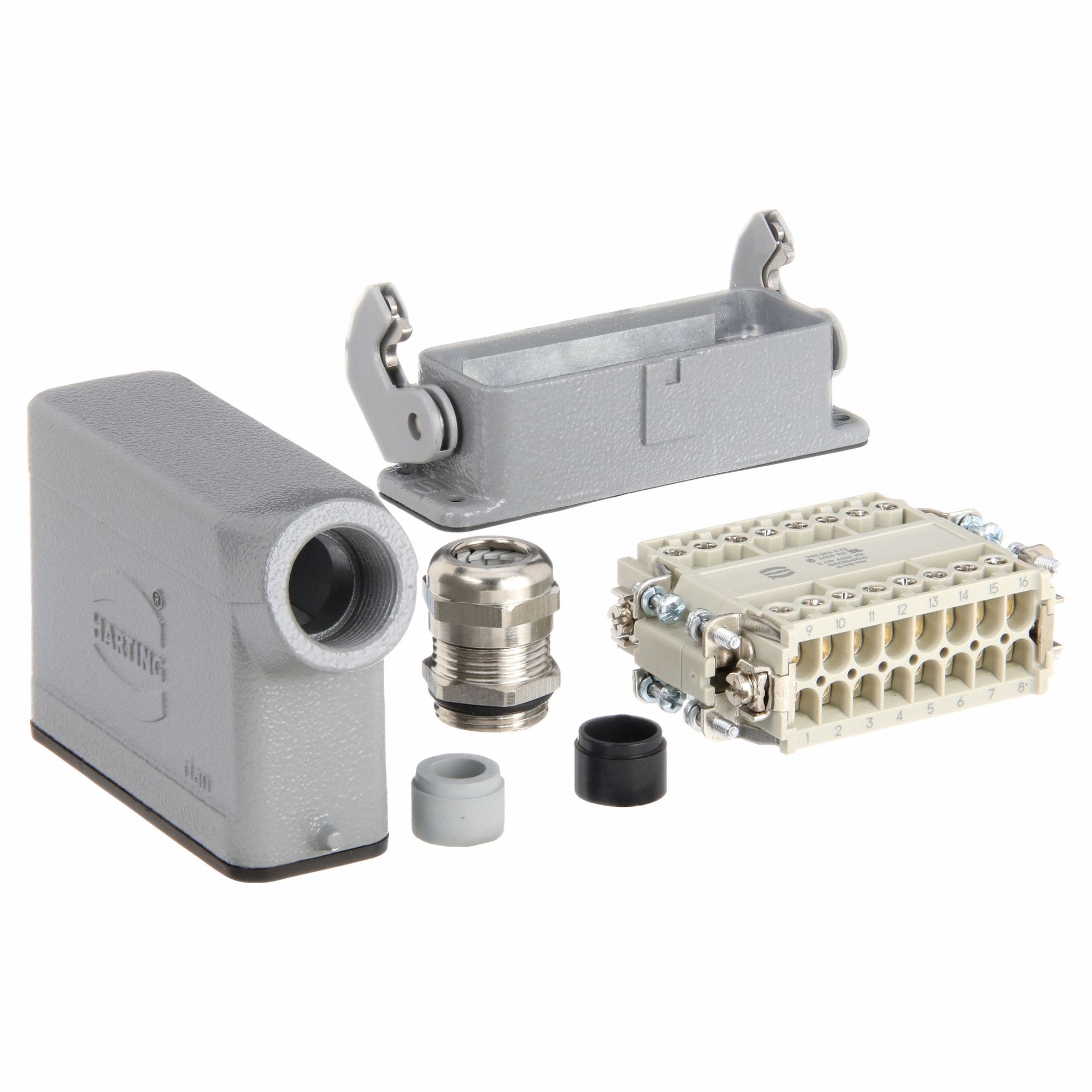 Signal, Han 16A, Modular Rectangular Connector Kit - 793WR5|10200160000 ...