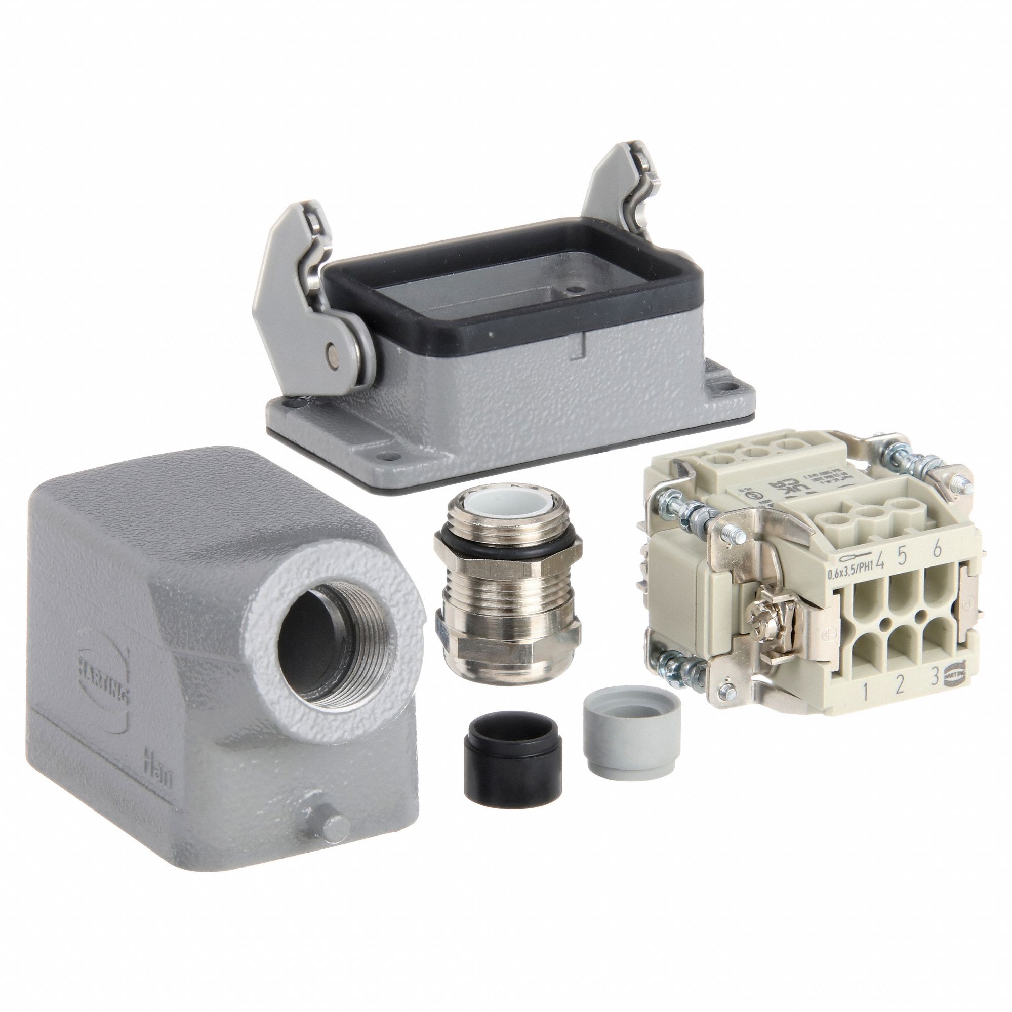 Signal, Han 16B, Modular Rectangular Connector Kit - 793WR6|10330060000 ...