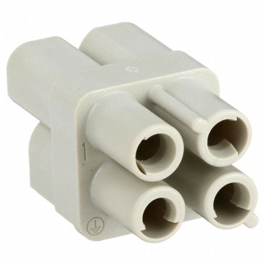 HARTING, Han® Q, Crimp, Industrial Rectangular Connector Insert ...