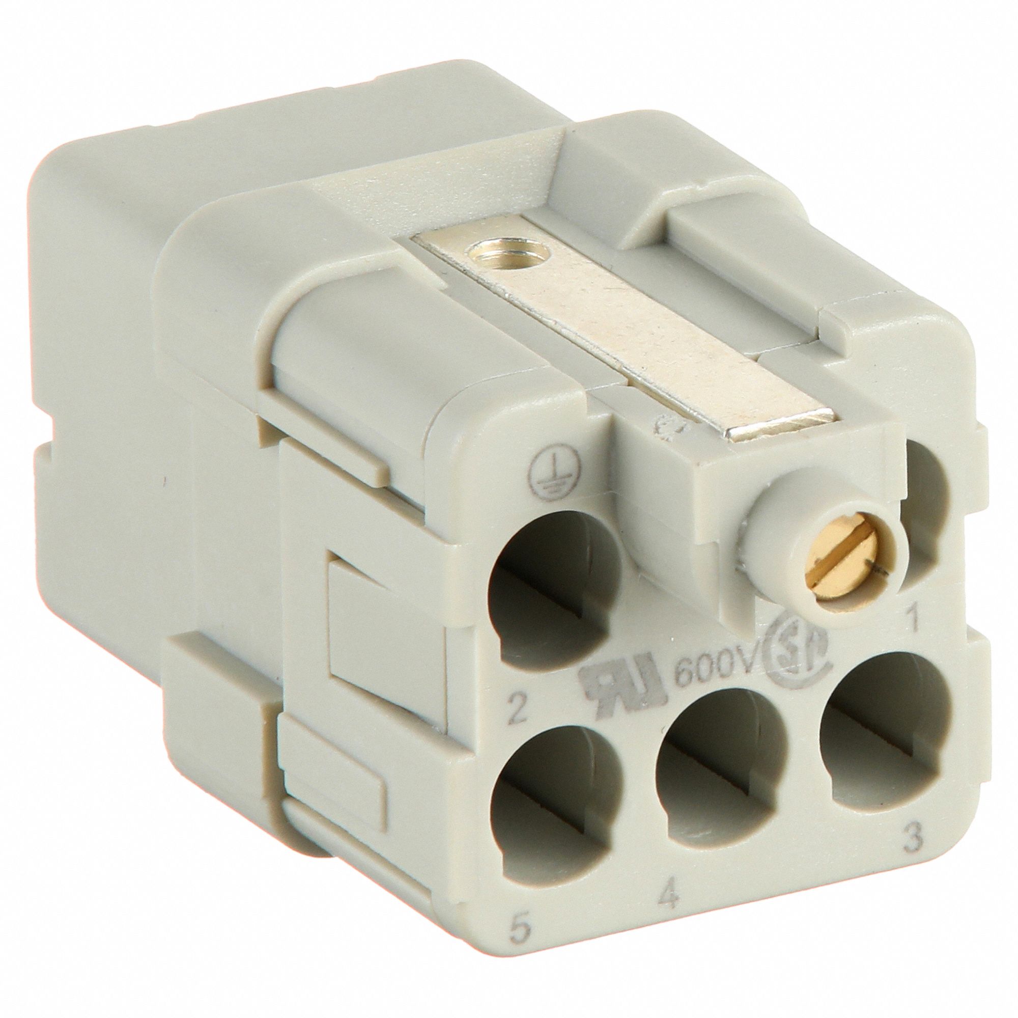 HARTING, Han® Q, Crimp, Industrial Rectangular Connector Insert ...