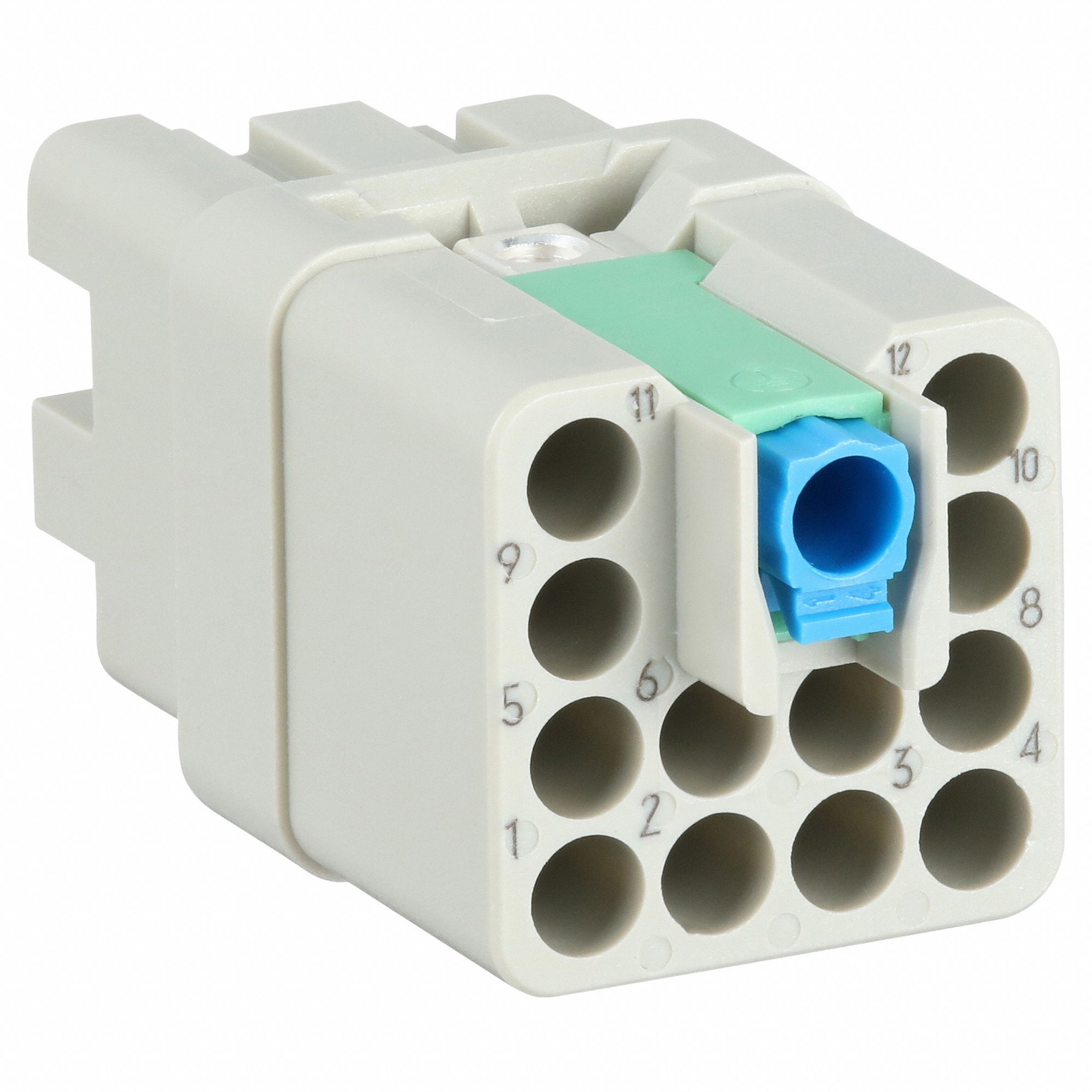 HARTING, Han® Q, Crimp, Industrial Rectangular Connector Insert ...