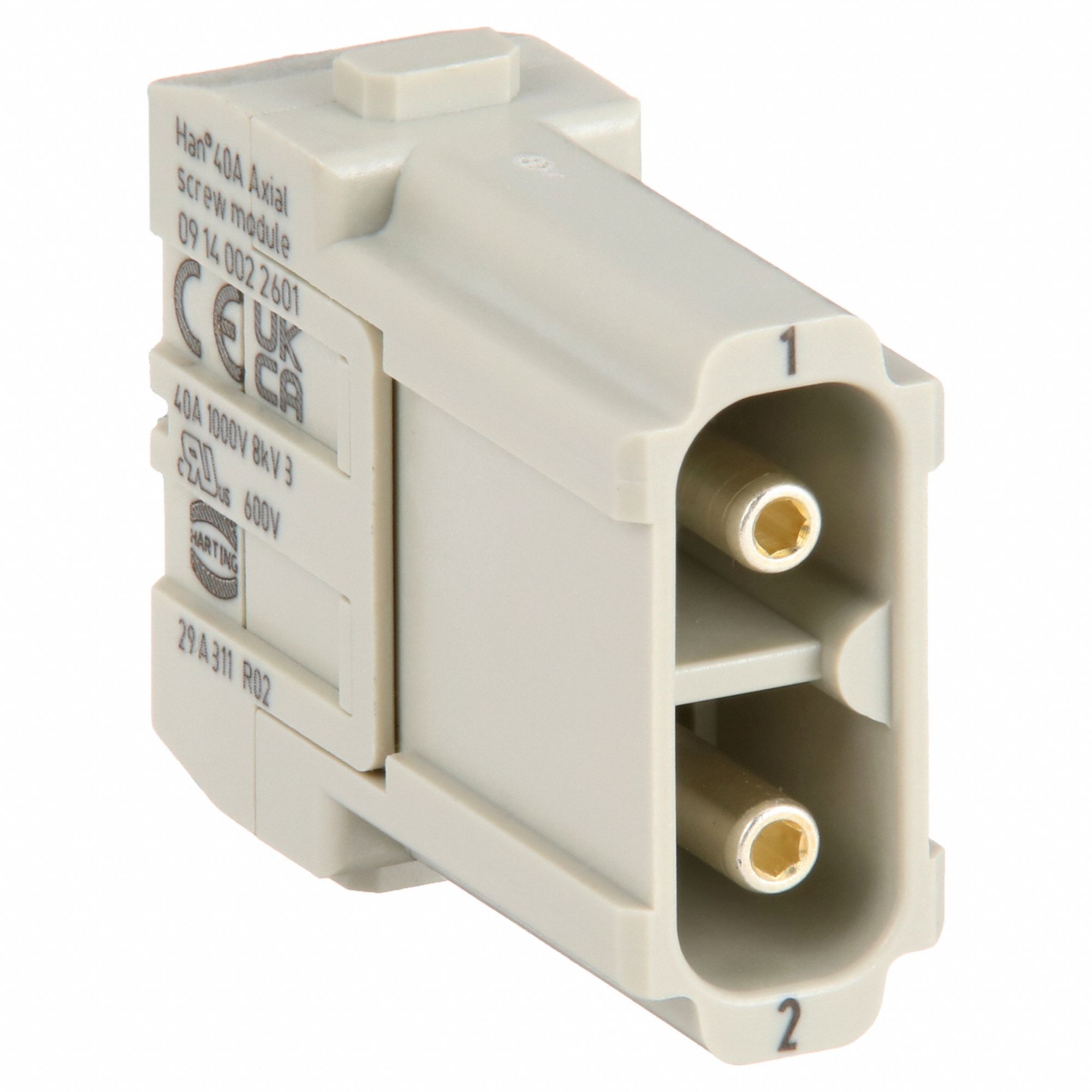 HARTING, Han-Modular®, Screw, Industrial Rectangular Connector Insert ...